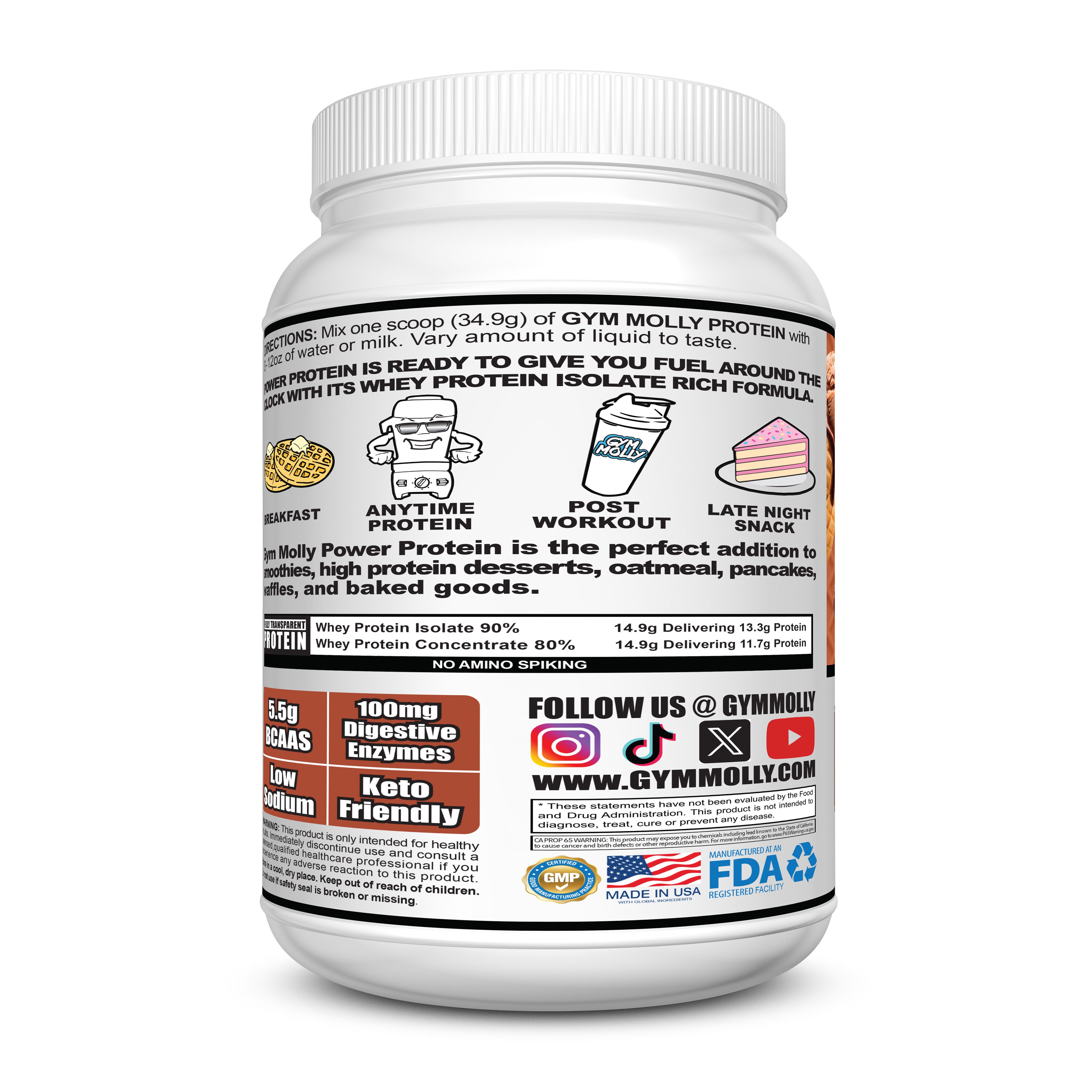 Gym Molly® - Power Protein 100% Whey | GNC