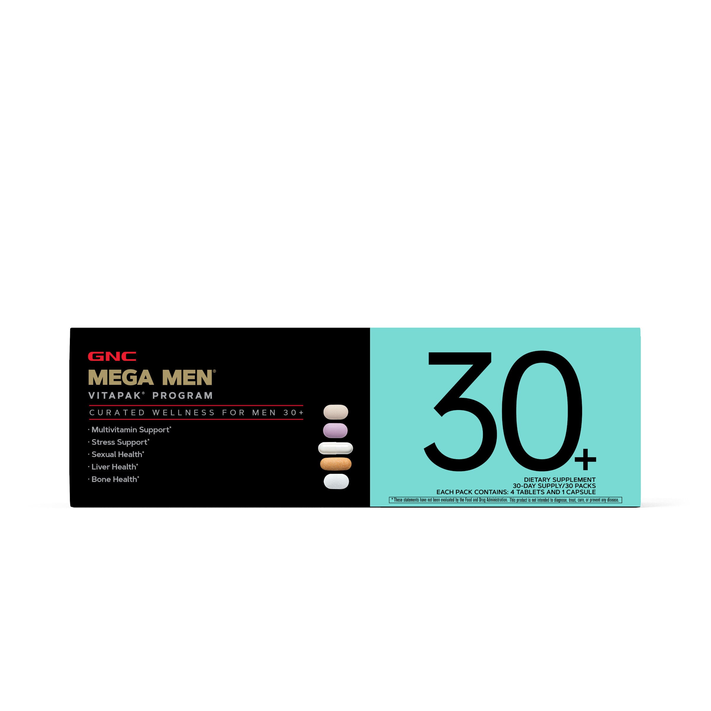 GNC Mega Men® - 30+ Vitapak® Program (30 Servings) | GNC