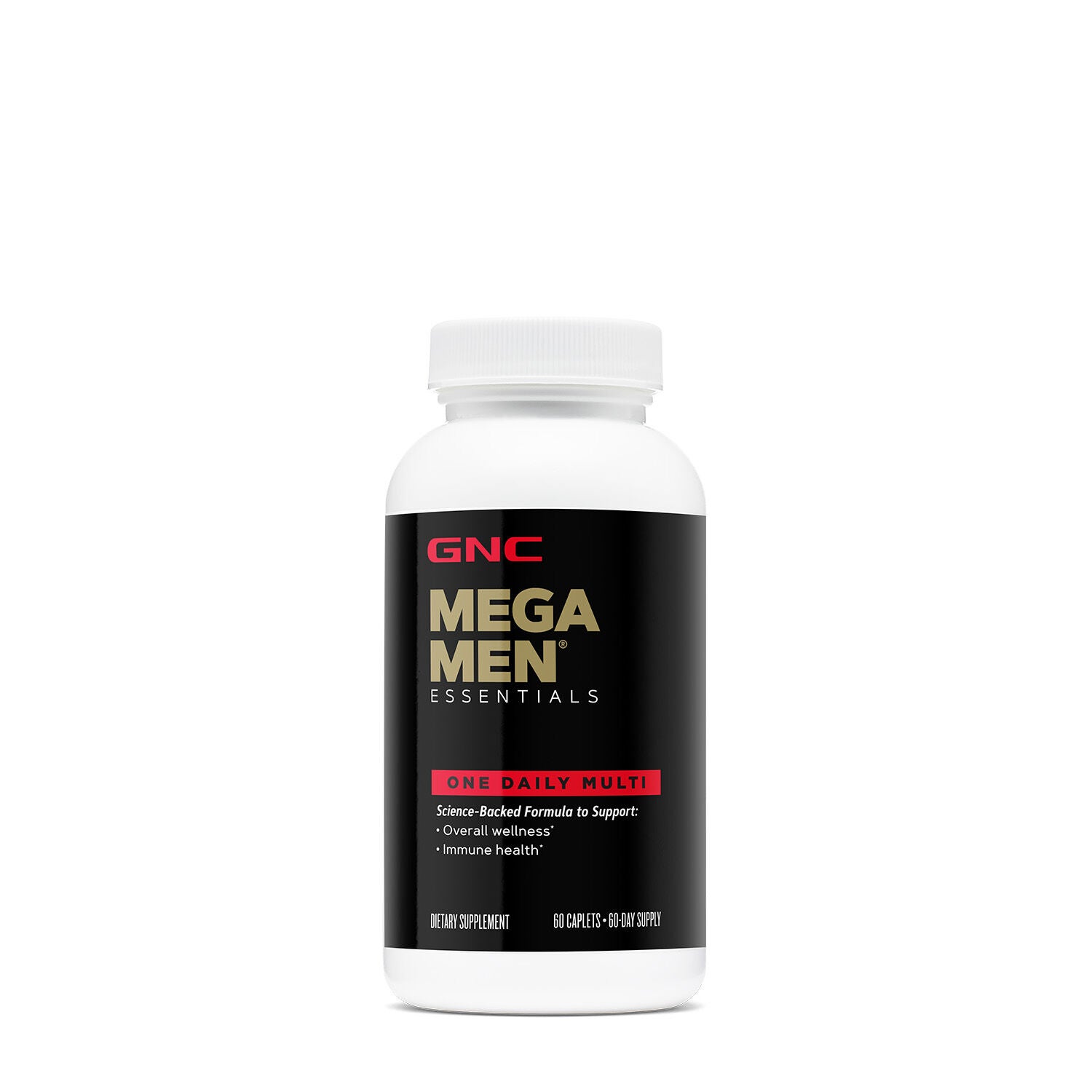 GNC Mega Men® - Essentials One Daily Multi - 60 Caplets | GNC