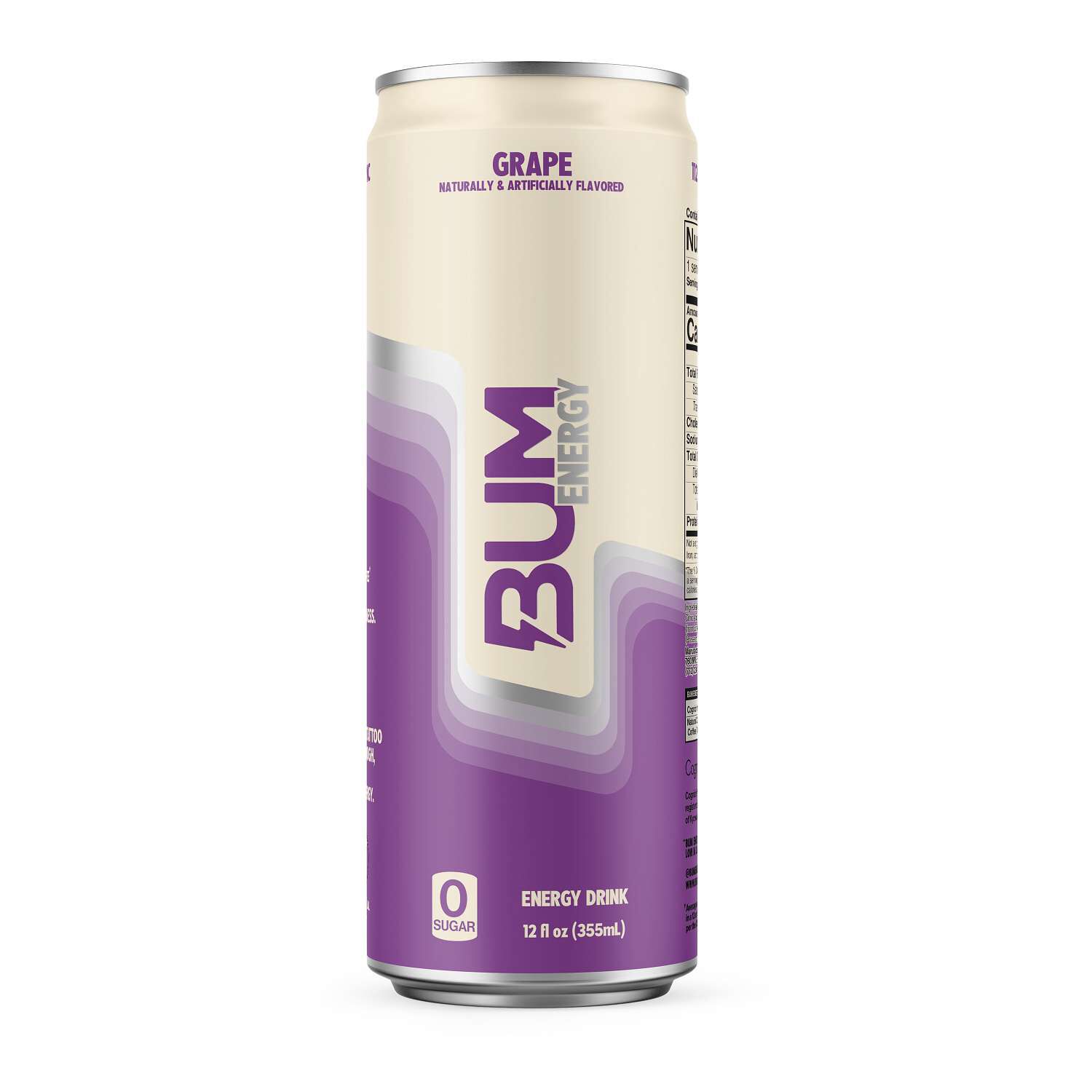Bum Energy - Energy Drink - Grape - 12oz. (12 Cans) | GNC