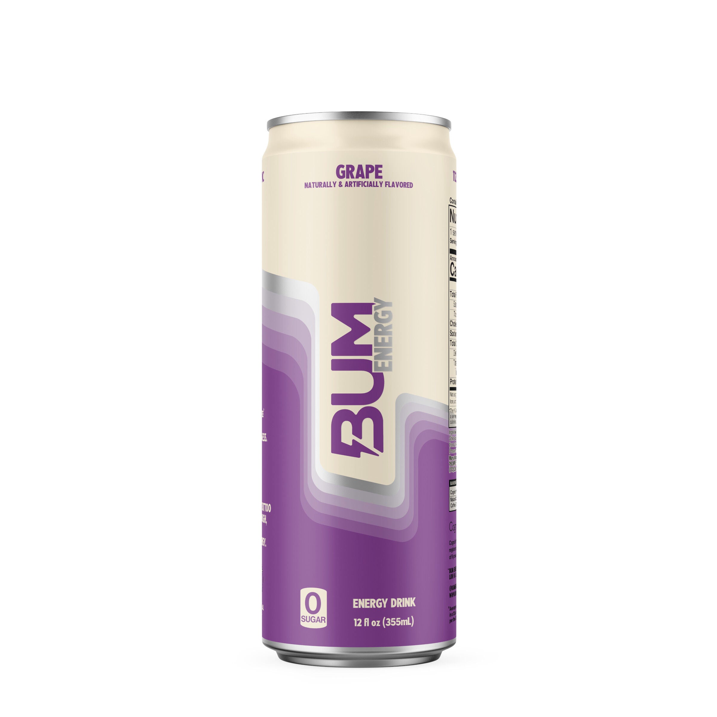 Bum Energy - Energy Drink - Grape - 12oz. (12 Cans) | GNC