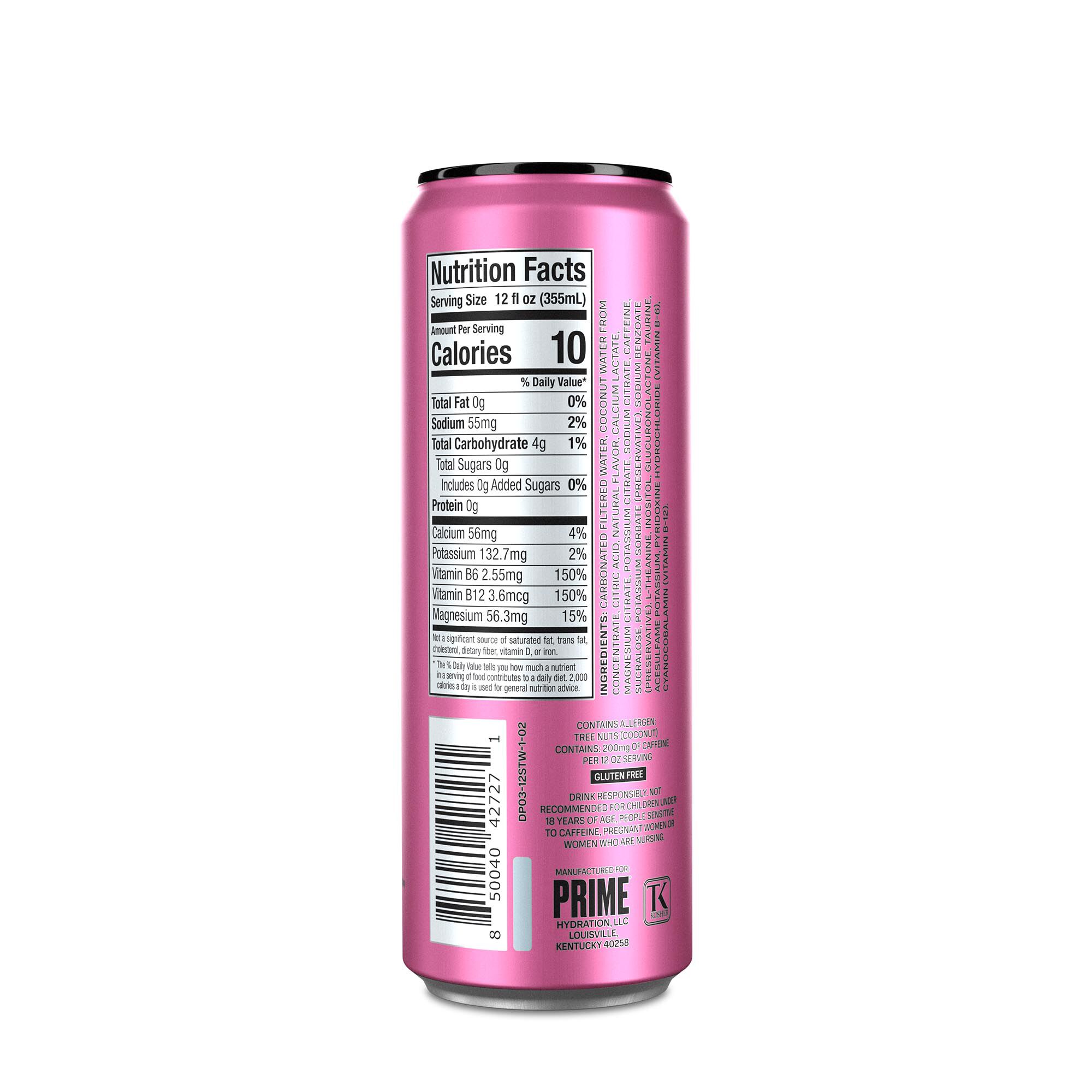 PRIME Hydration Energy Drink - 12 Pack Cans | GNC