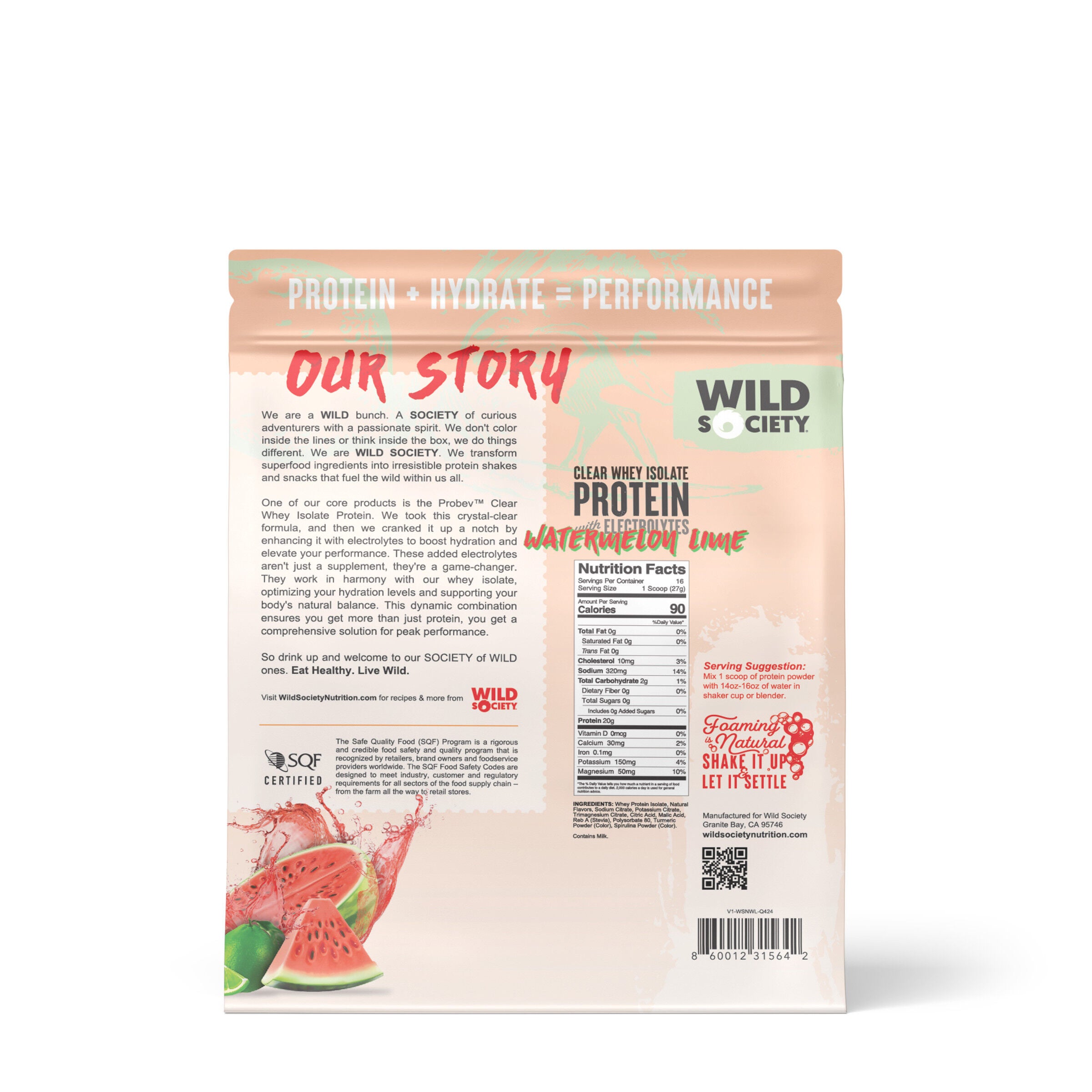 Wild Society Nutrition - Clear Whey Isolate Protein | GNC