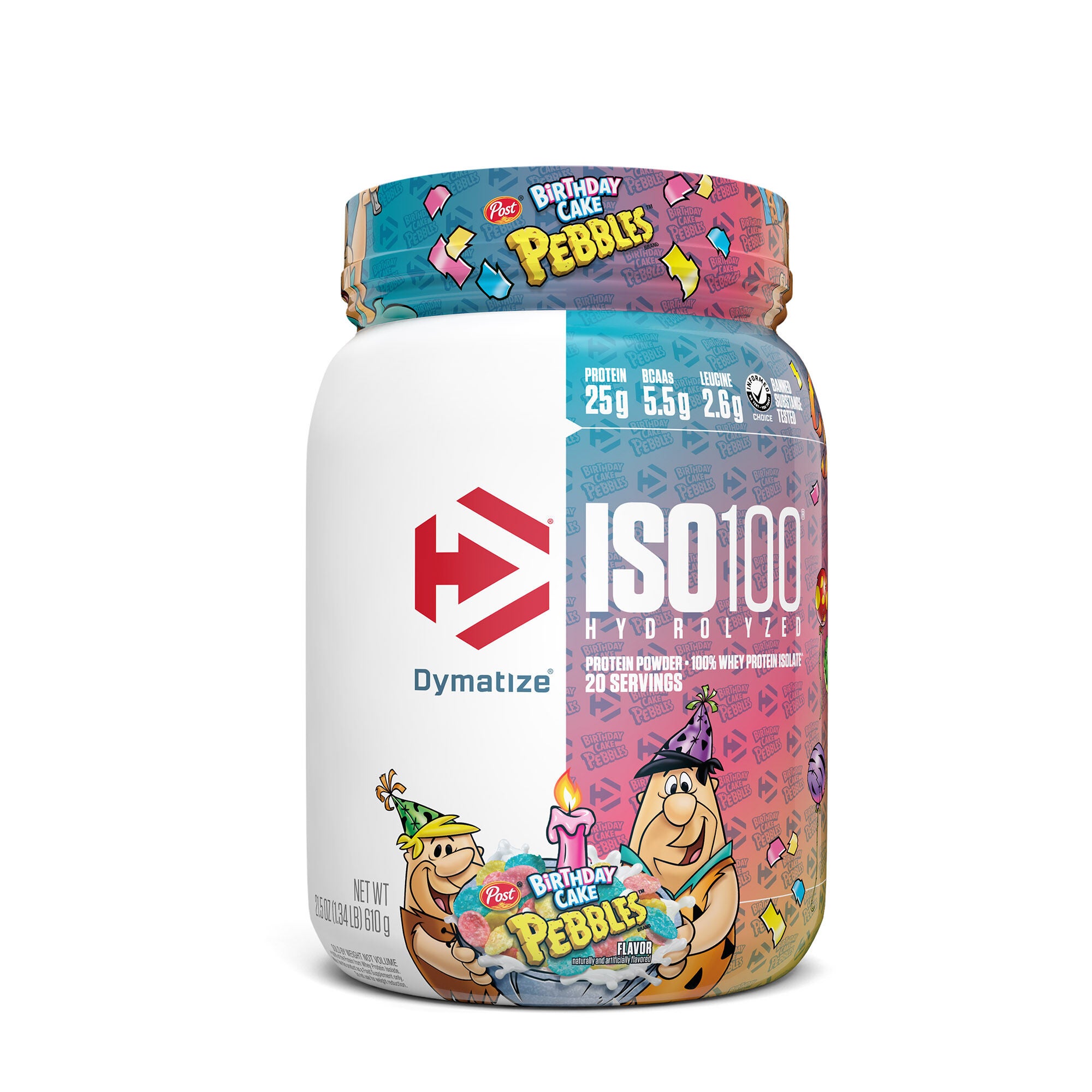 Dymatize® ISO 100® Hydrolyzed Protein Powder - Birthday Cake Pebbles ...