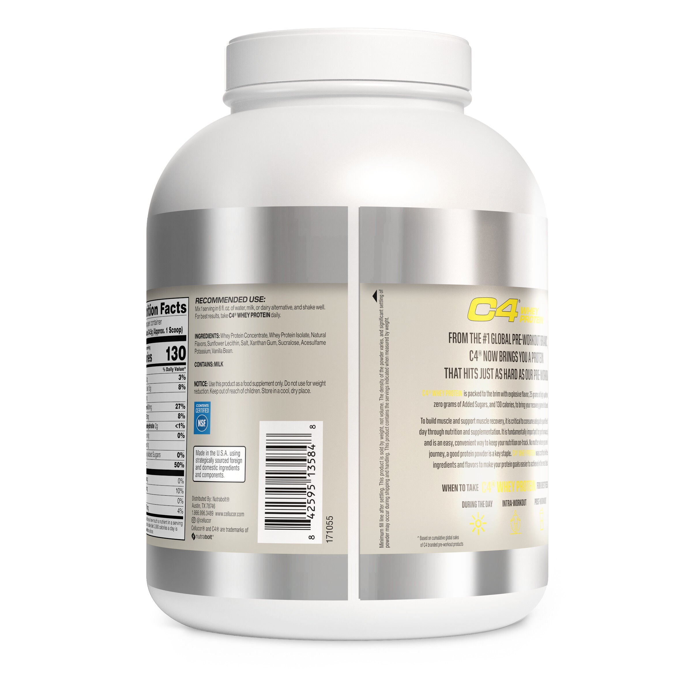 Cellucor® - C4 Whey Protein - Vanilla Bean (66 Servings) | GNC