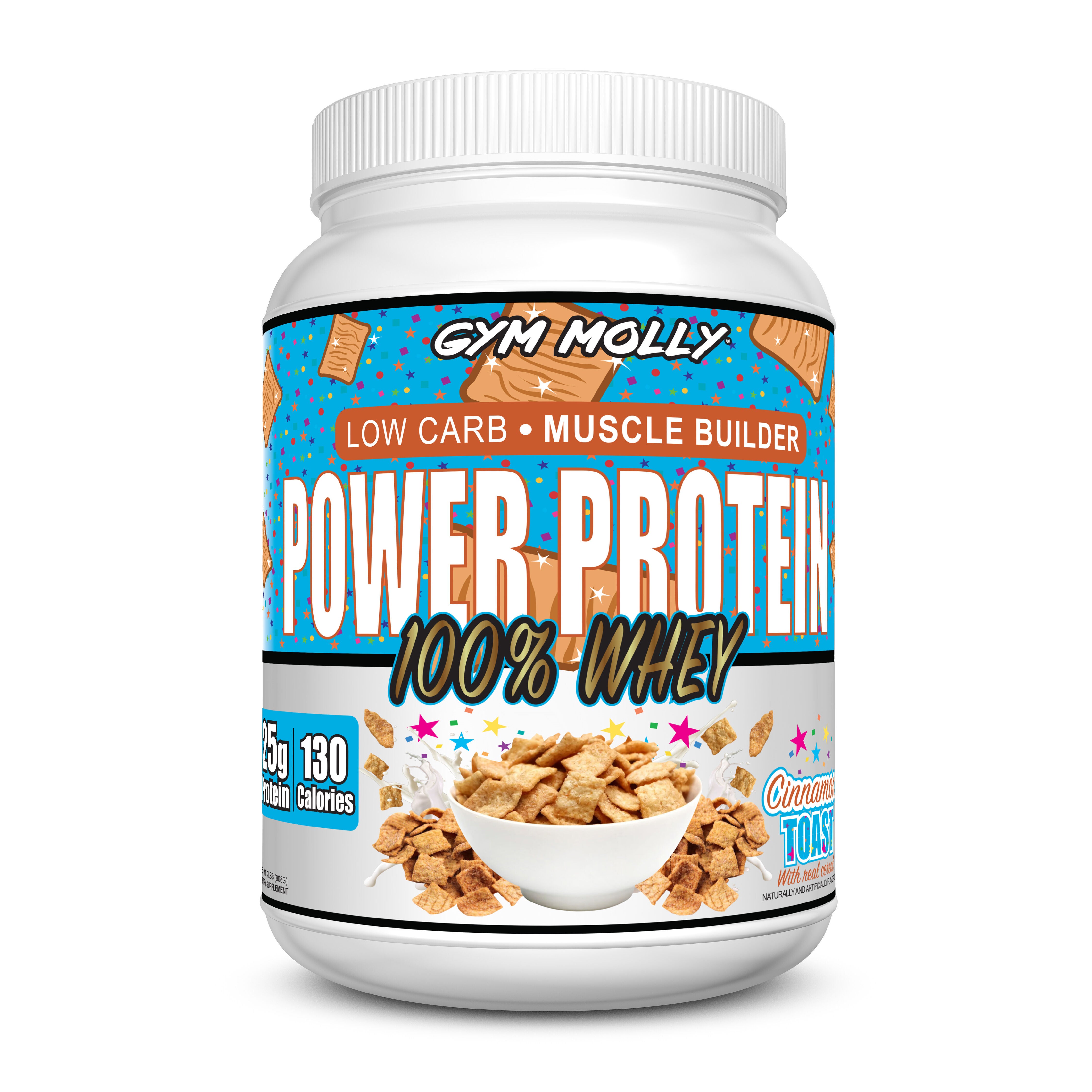 Gym Molly® - Power Protein 100% Whey - Cinnamon Toast (26 Servings) | GNC