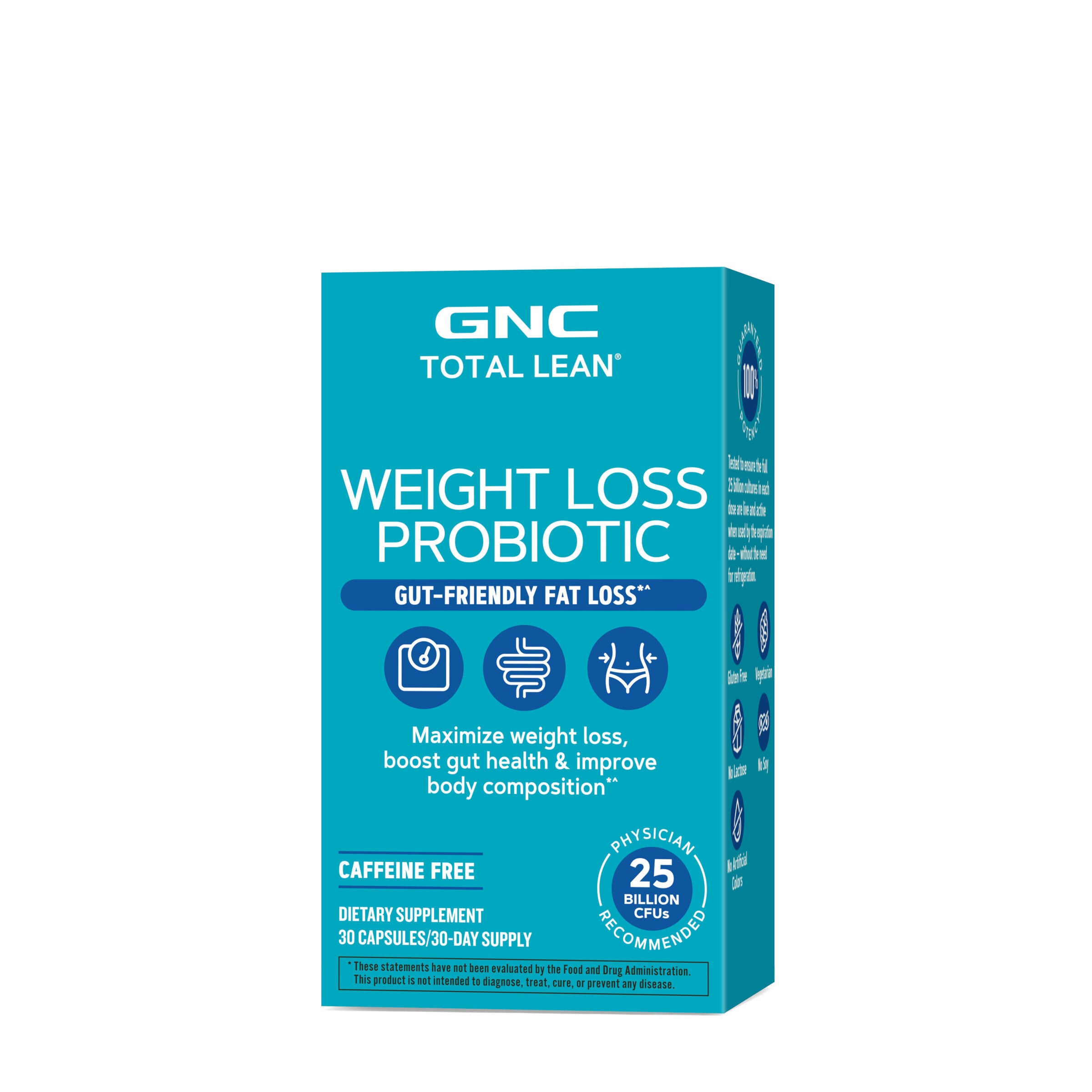GNC Total Lean® - Weight Loss Probiotic - 30 Capsules (30 Servings) | GNC