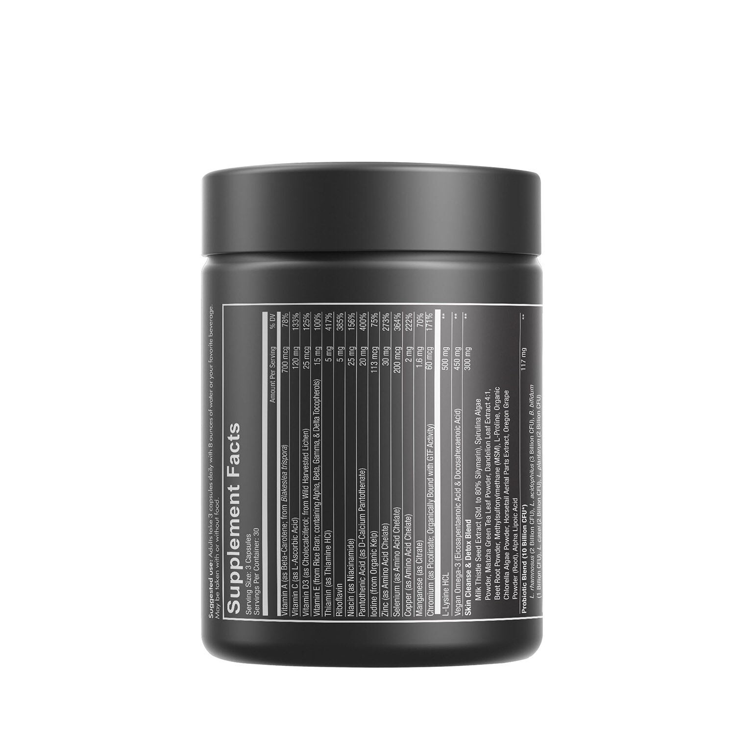 CodeAge Clearface Vitamins Black Packaging | GNC