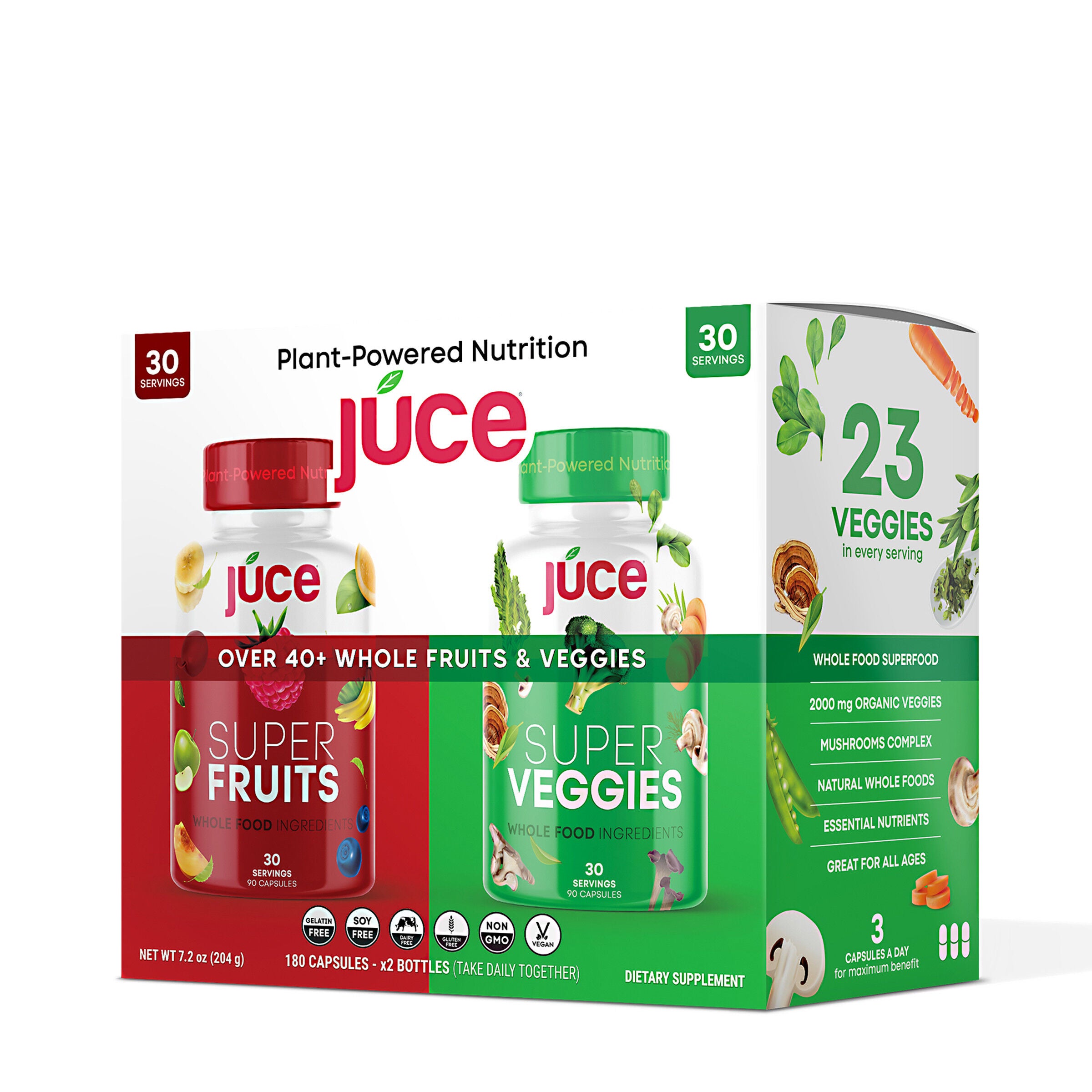 Terra Kai Organics - Super Fruits and Veggies - 180 Capsules (2 Bottles ...