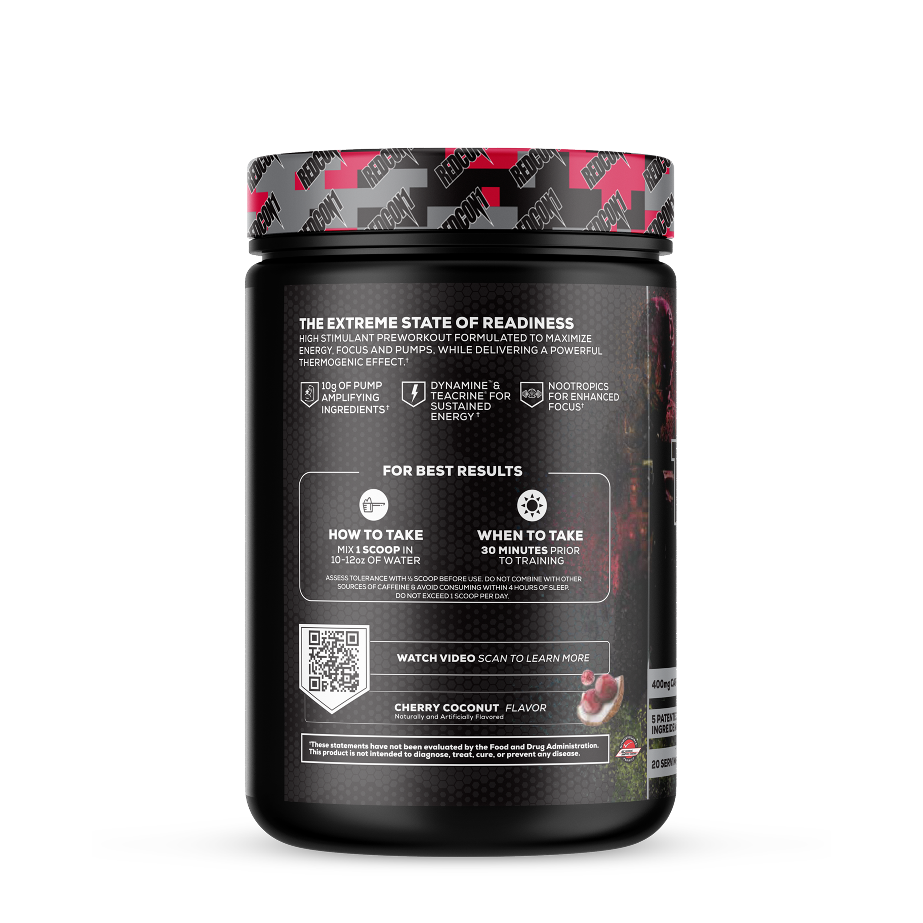 REDCON1 - Total War x Black Ops Preworkout - Tiger's Blood (40 Servings ...