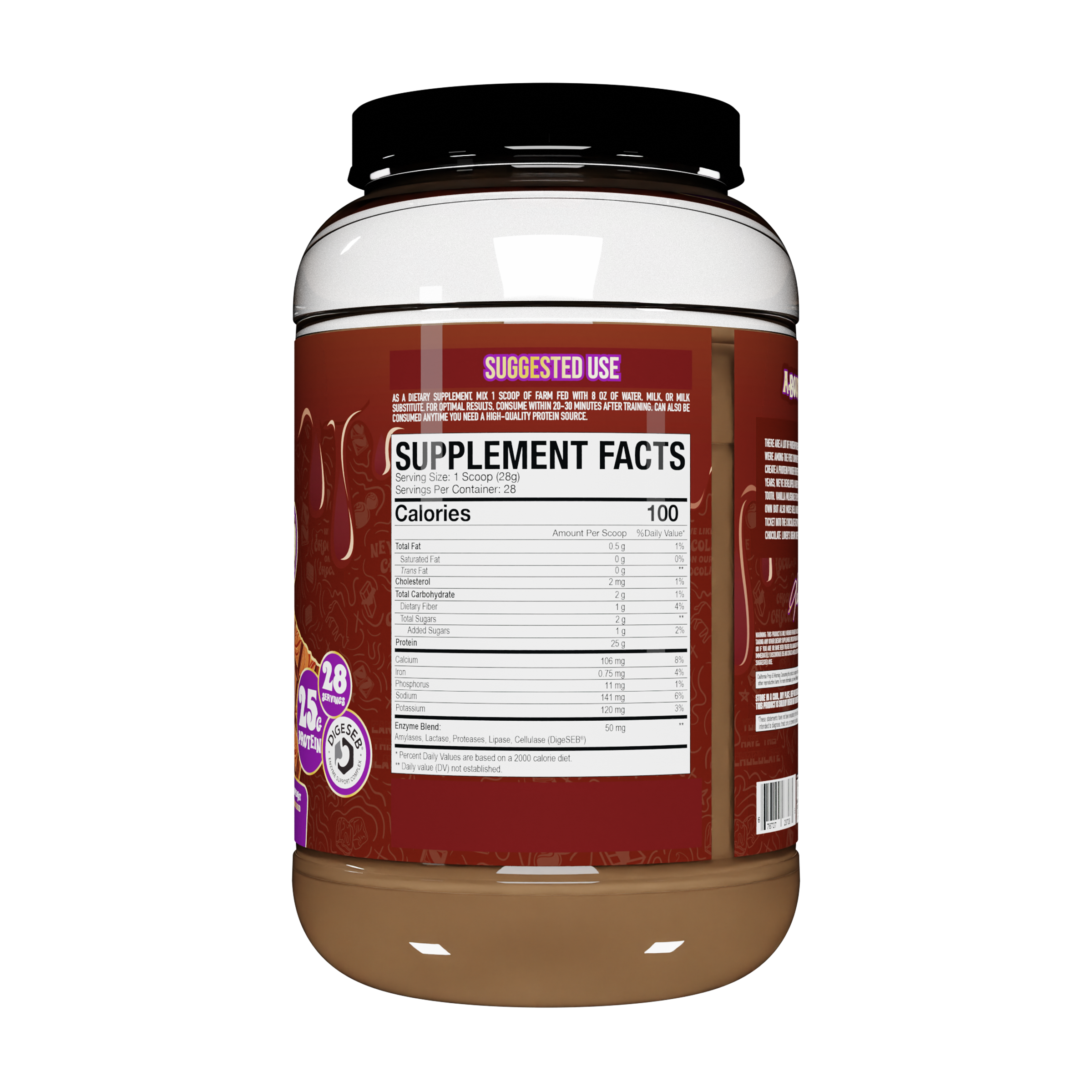 Axe & Sledge Supplements™ - Farm Fed Protein - Never Ending Chocolate ...