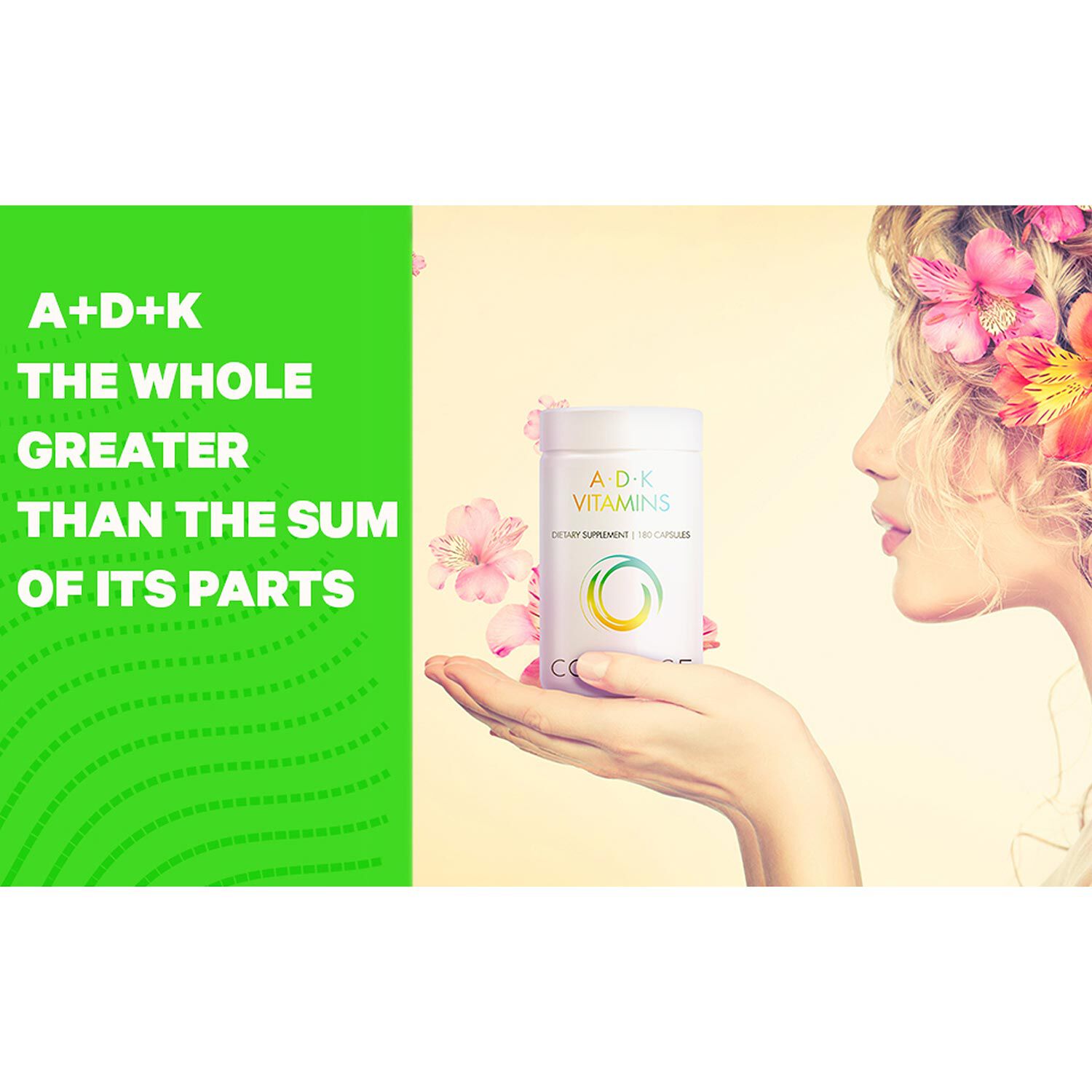 ADK Vitamin Supplement - 180 Capsules (180 Servings) | GNC