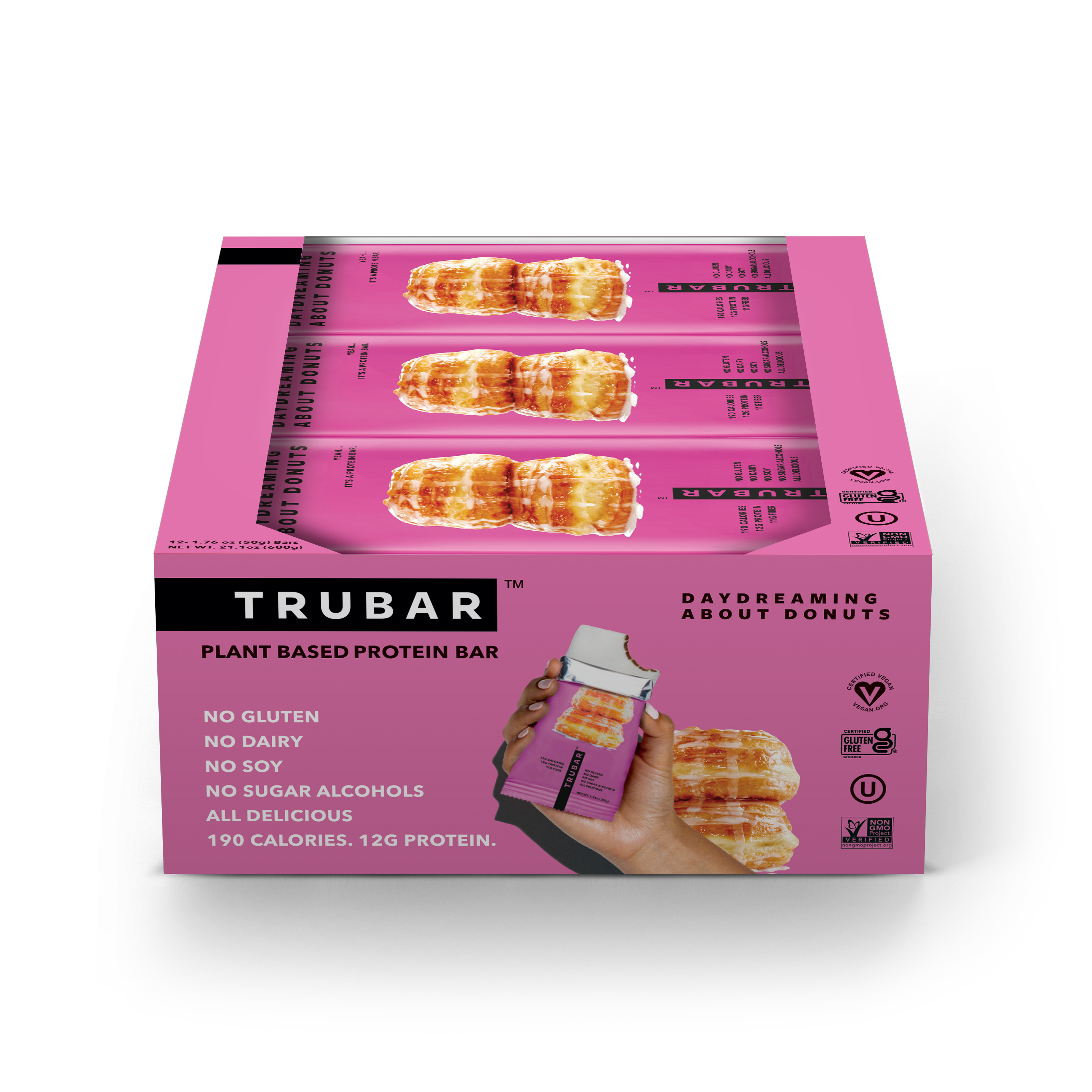 Trubar™ Plant-Based Protein Bar - Daydreaming About Donuts (12 Bars) | GNC