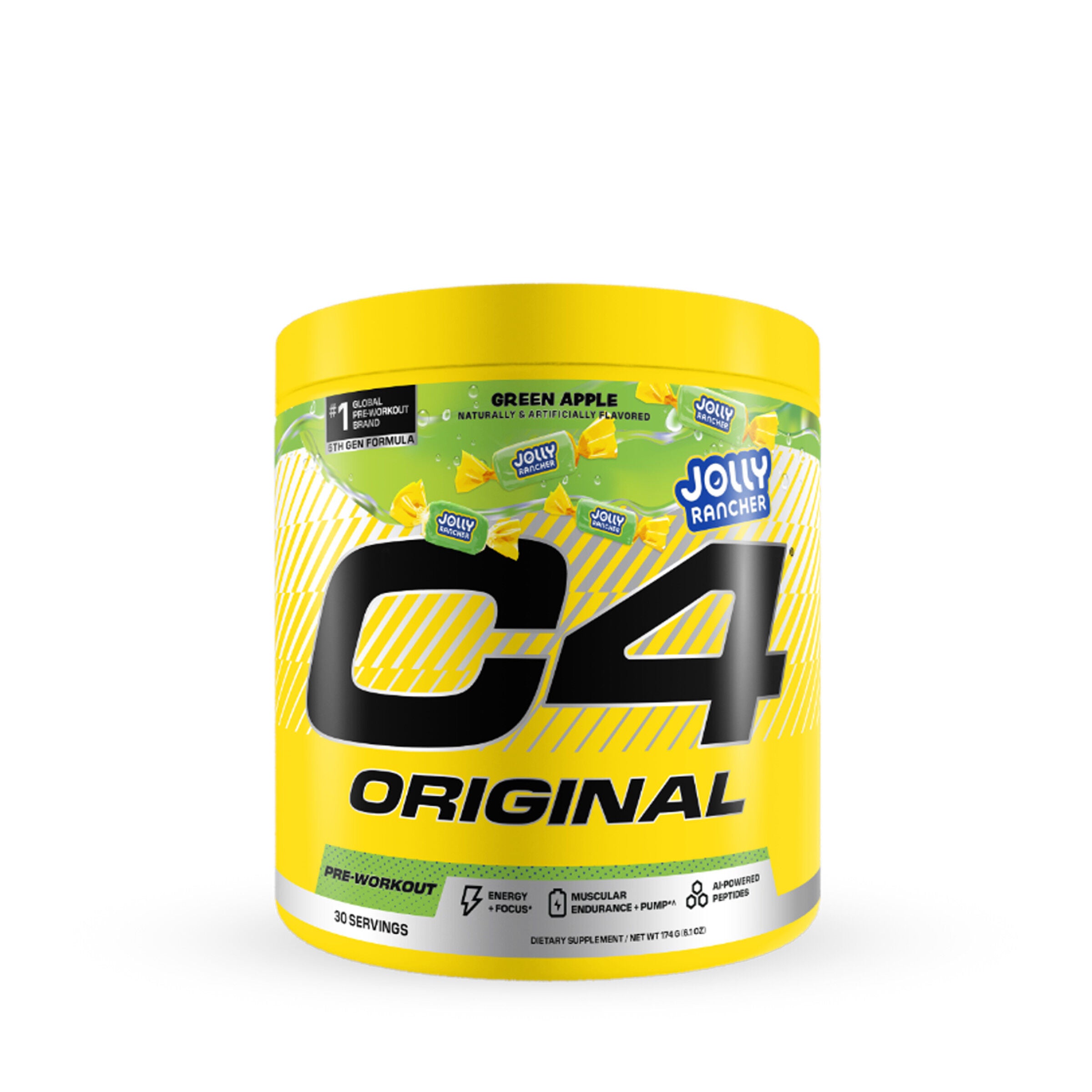 Cellucor® - C4 Original Pre-Workout - Jolly Rancher Green Apple (30 ...