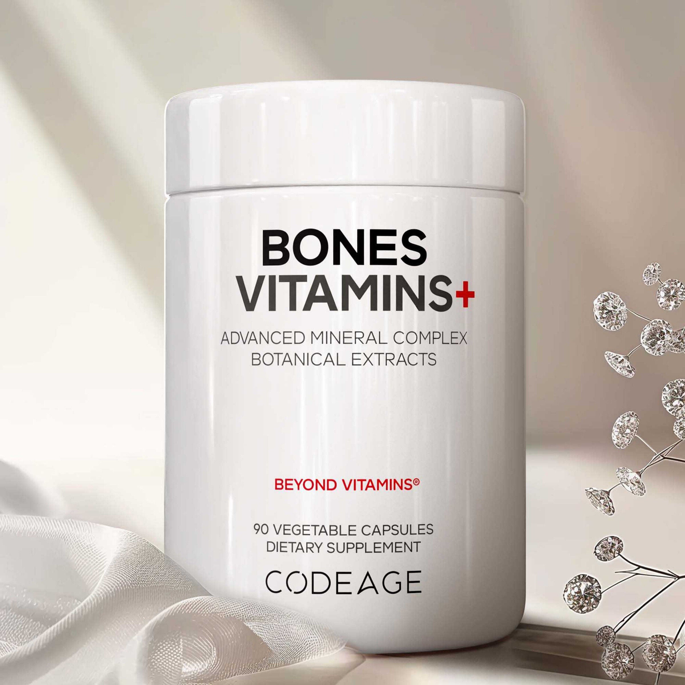 Codeage - Bones Vitamins+ - 90 Vegetable Capsules (30 Servings) | GNC