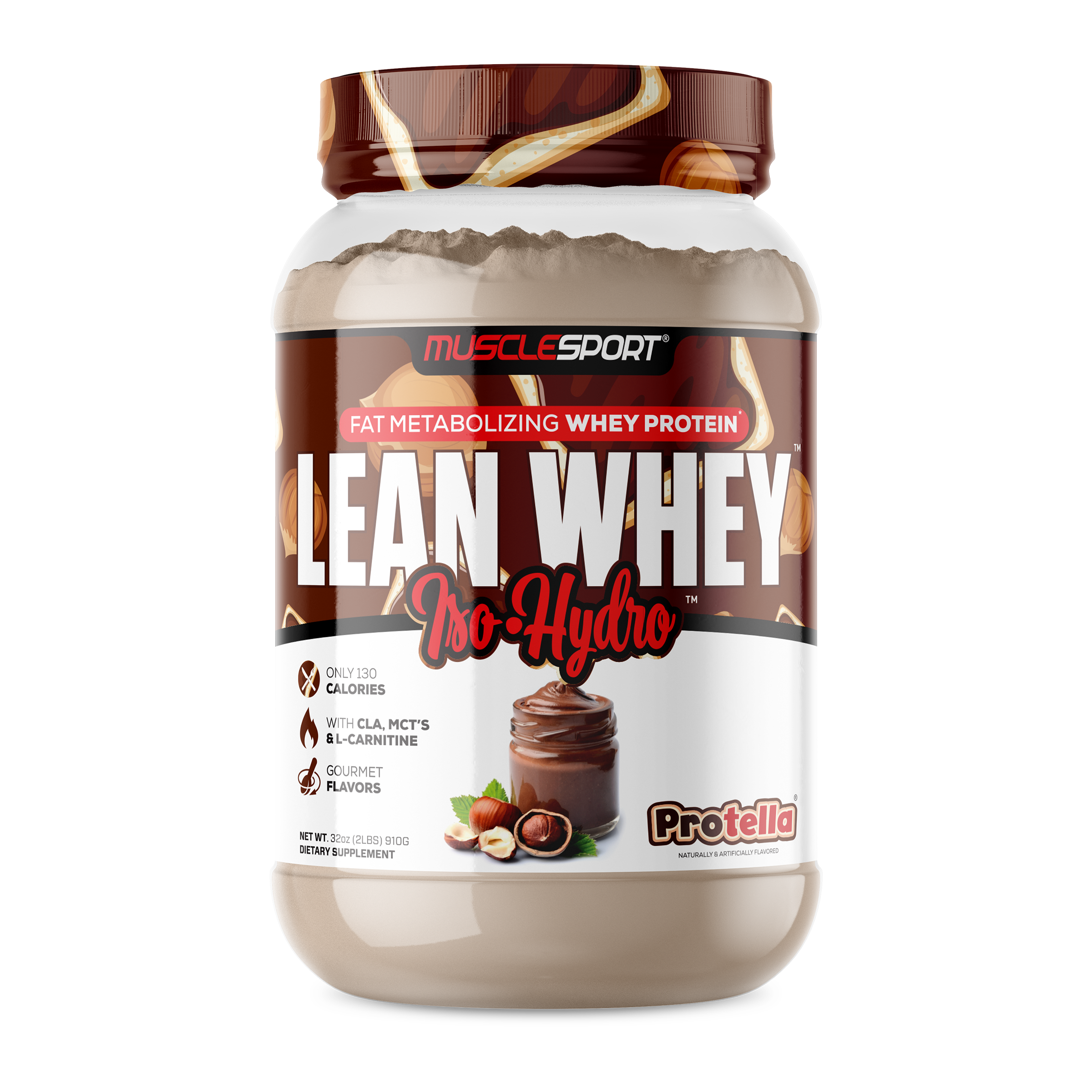 MuscleSport - Lean Whey Iso-Hydro Protein - Protella (26 Servings) | GNC
