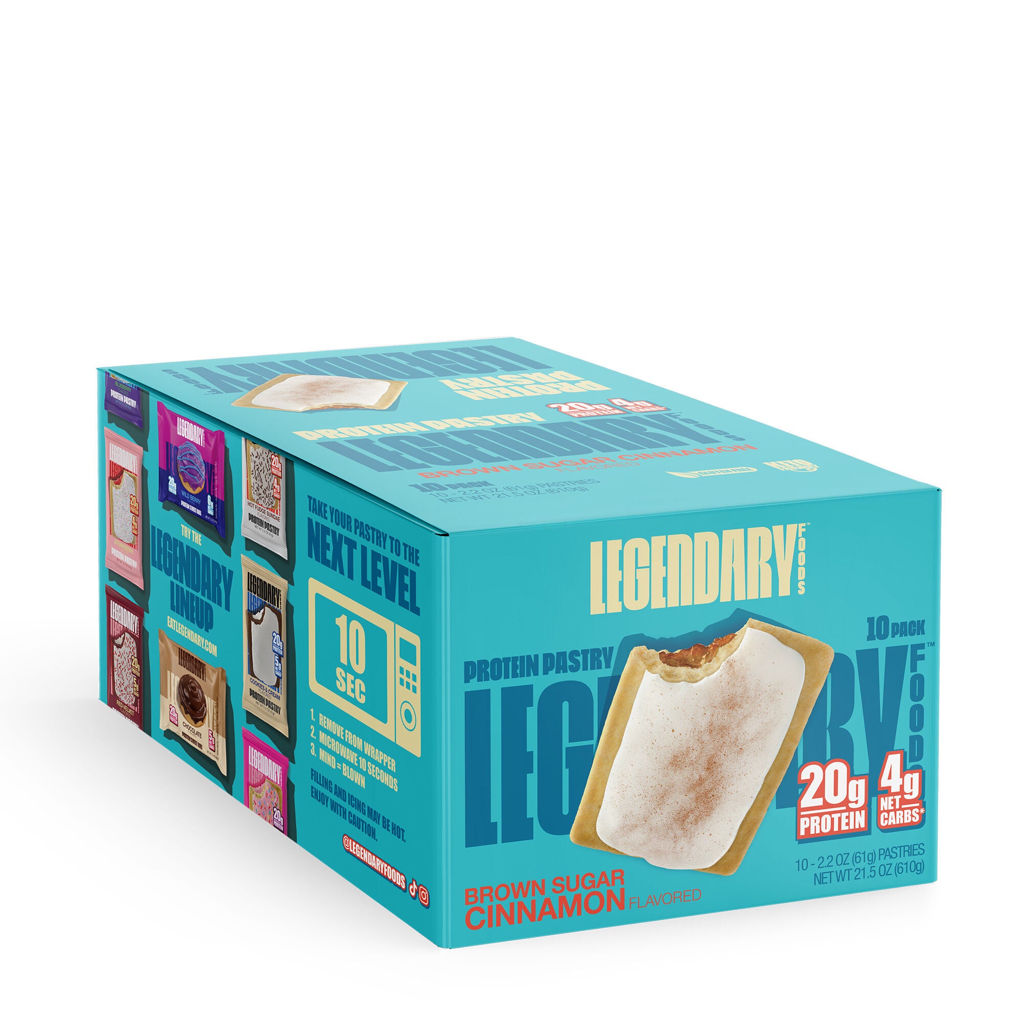 Legendary Foods™ Protein Pastry - Brown Sugar Cinnamon | GNC