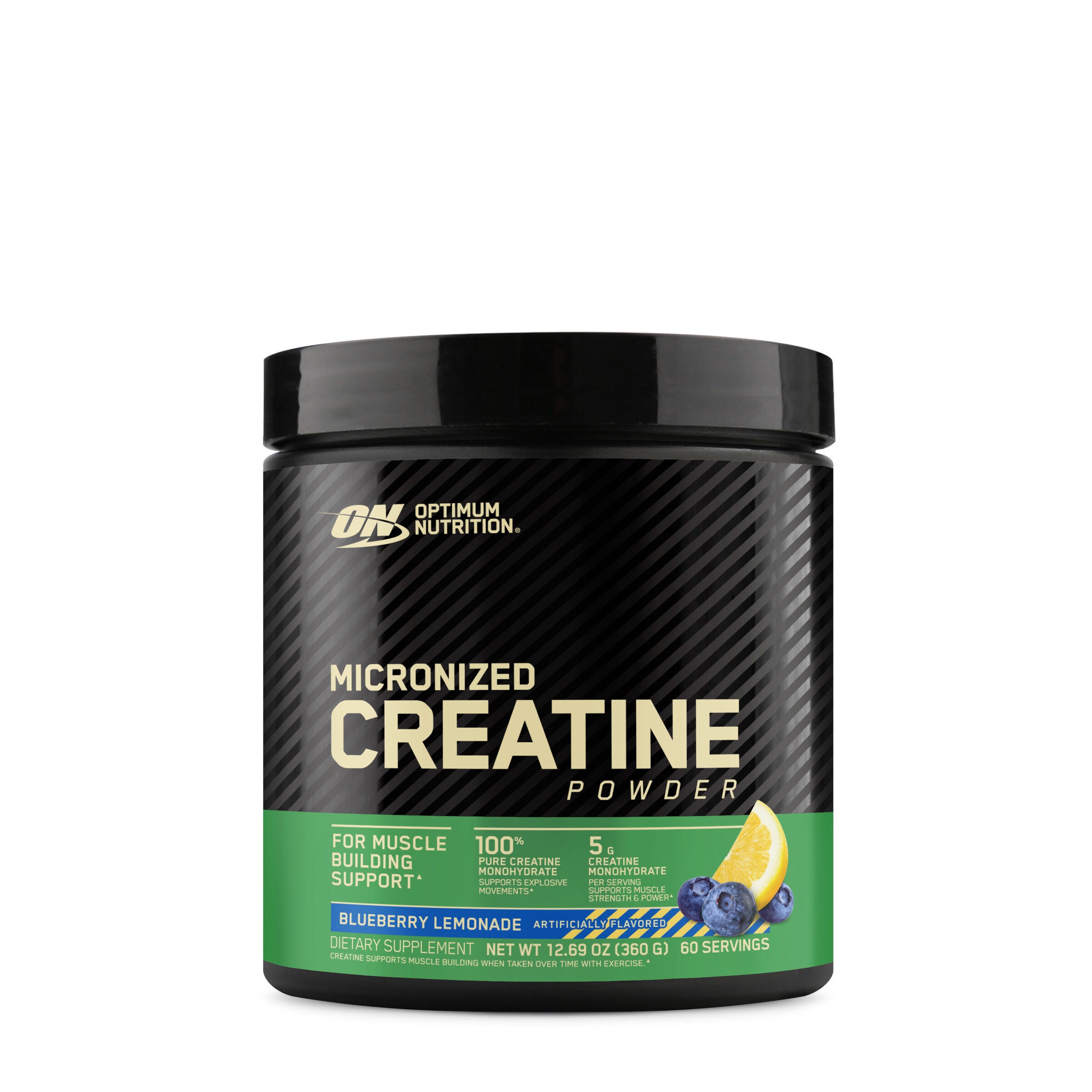 Optimum Nutrition - Micronized Creatine - Blueberry Lemonade (60 ...