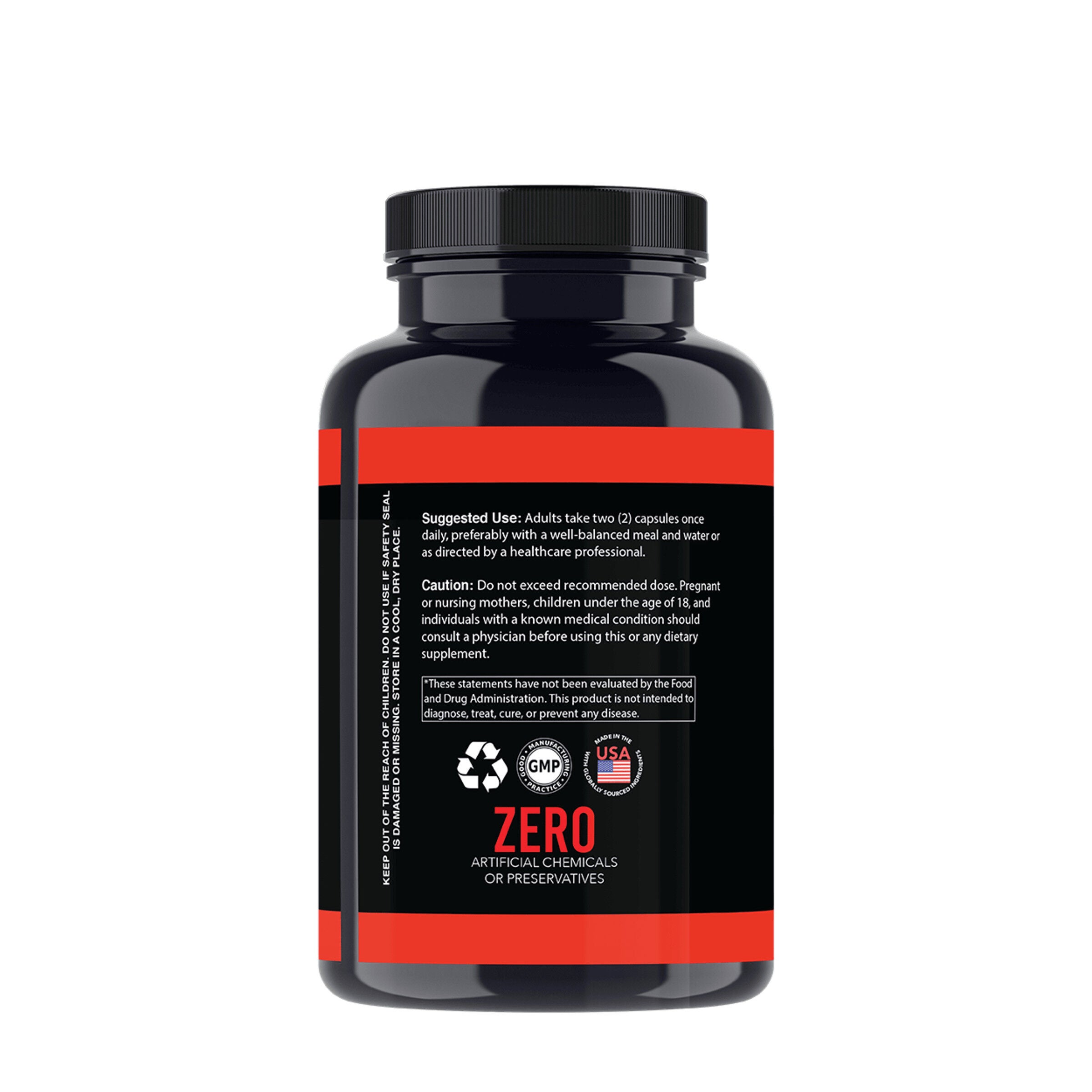 Angry Supplements™ Turmeric And Ginger With Bromelain And Black Pepper 120 Capsules 60