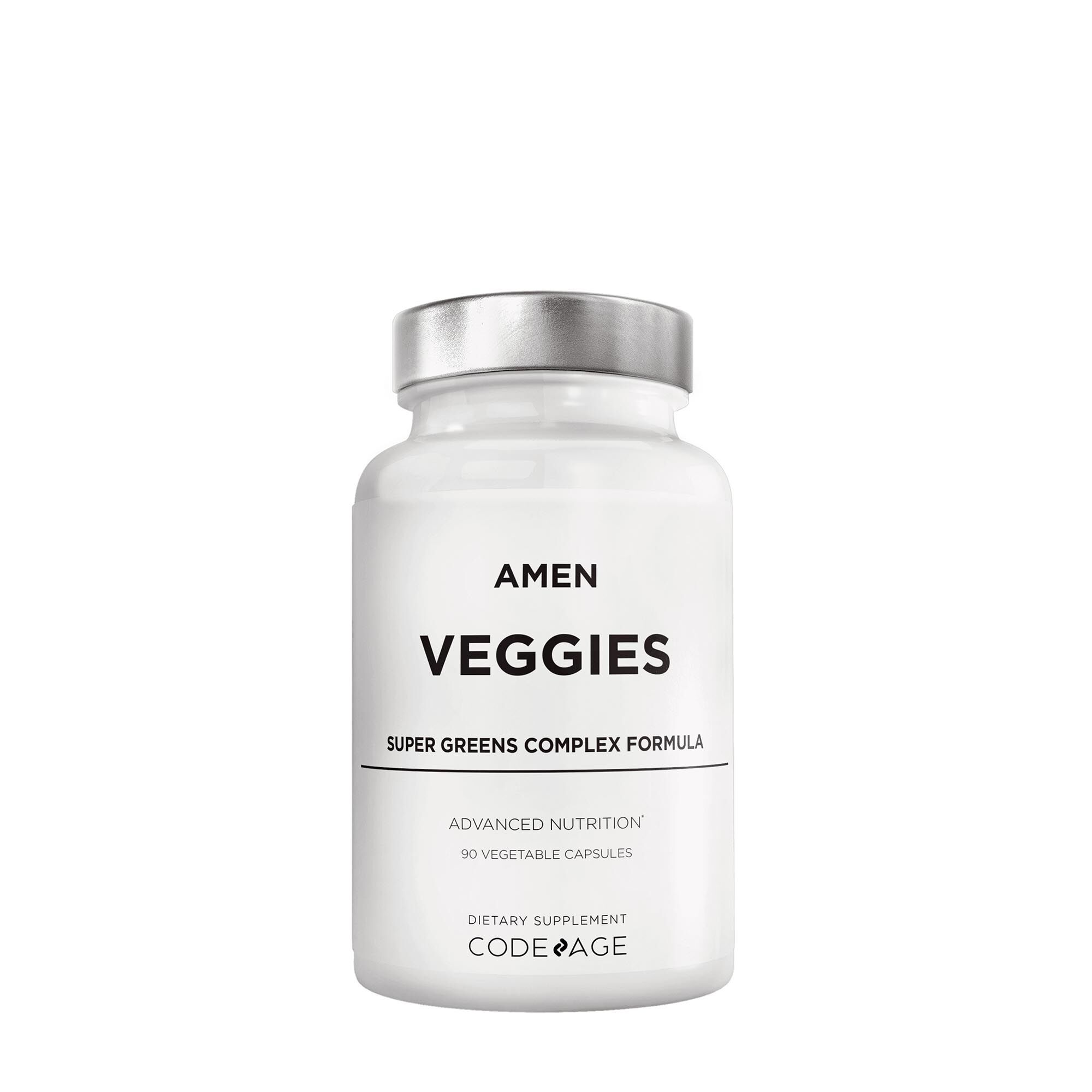 Codeage Amen Super Greens Complex Formula - Greens - 90 Capsules | GNC