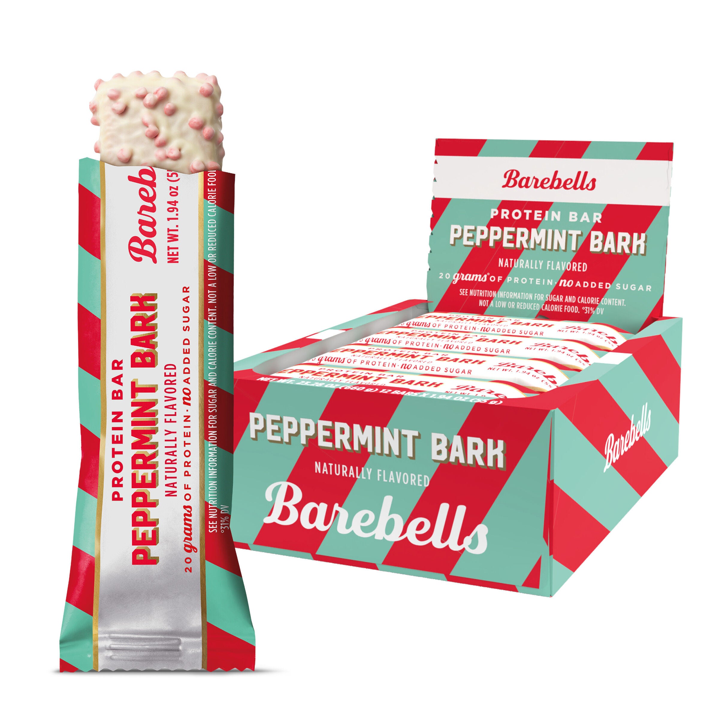 Protein Bar - Peppermint Bark (12 Bars) Peppermint Bark | GNC
