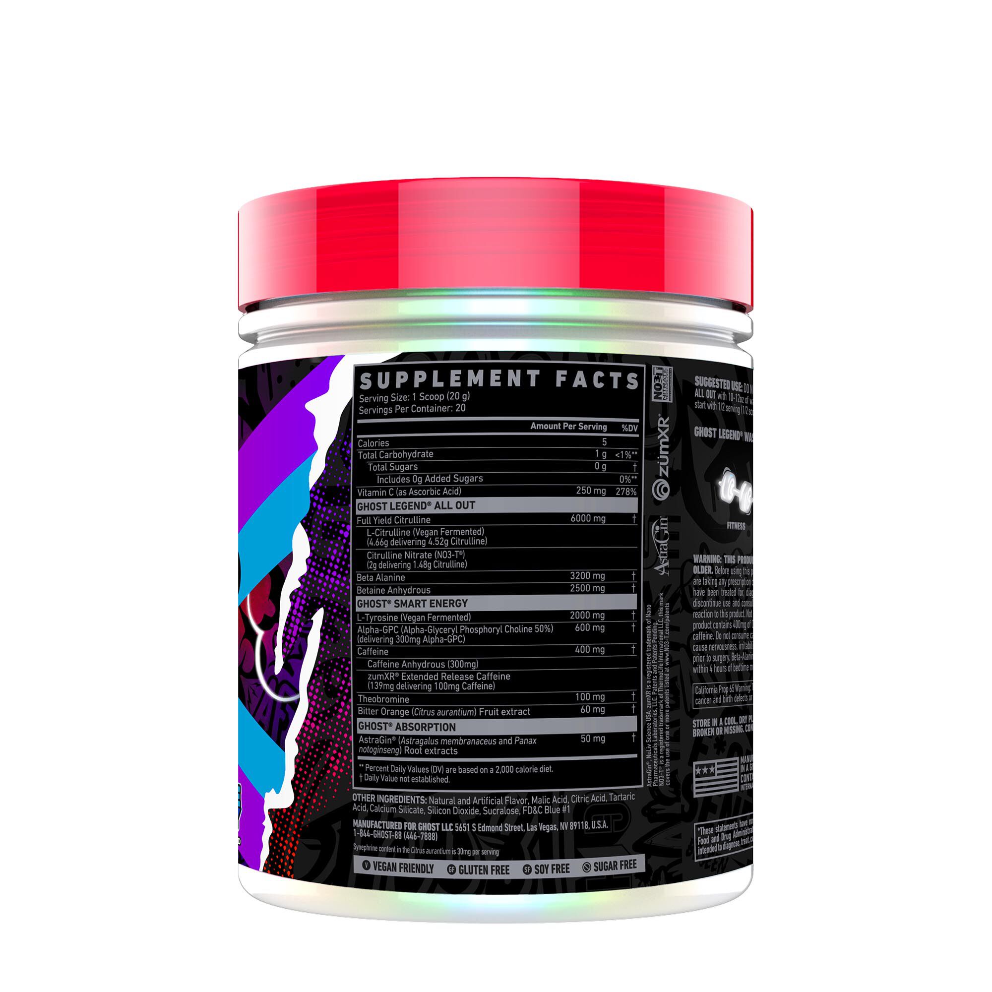 GHOST® LEGEND® ALL OUT Pre-workout | GNC