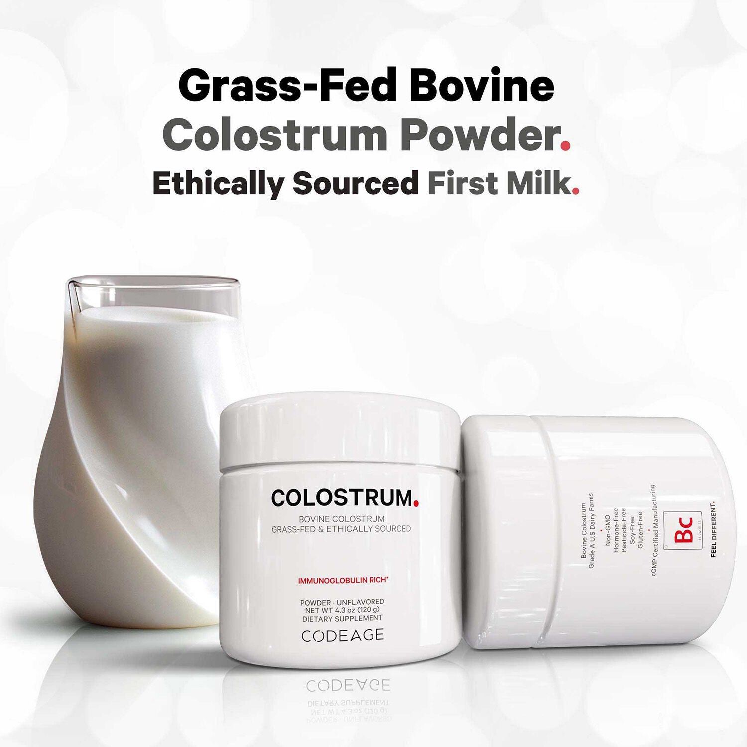 Codeage Bovine Colostrum Powder - Unflavored - 4.3 oz. (120 Servings) | GNC
