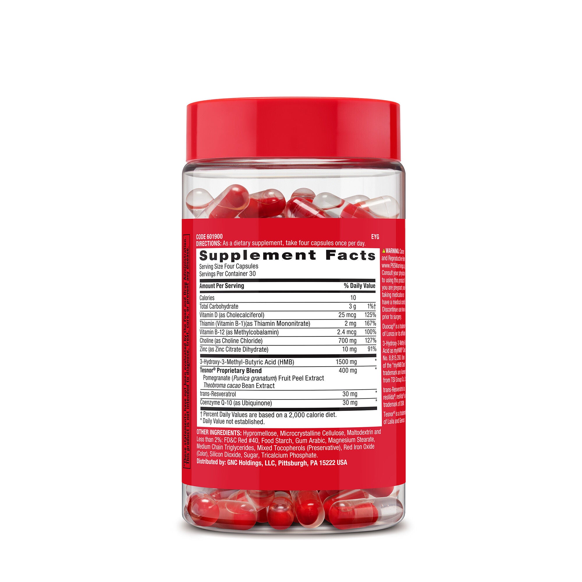 GNC Mega Men® Mega Men® - Ultra Testosterone Free & Total Test Booster ...