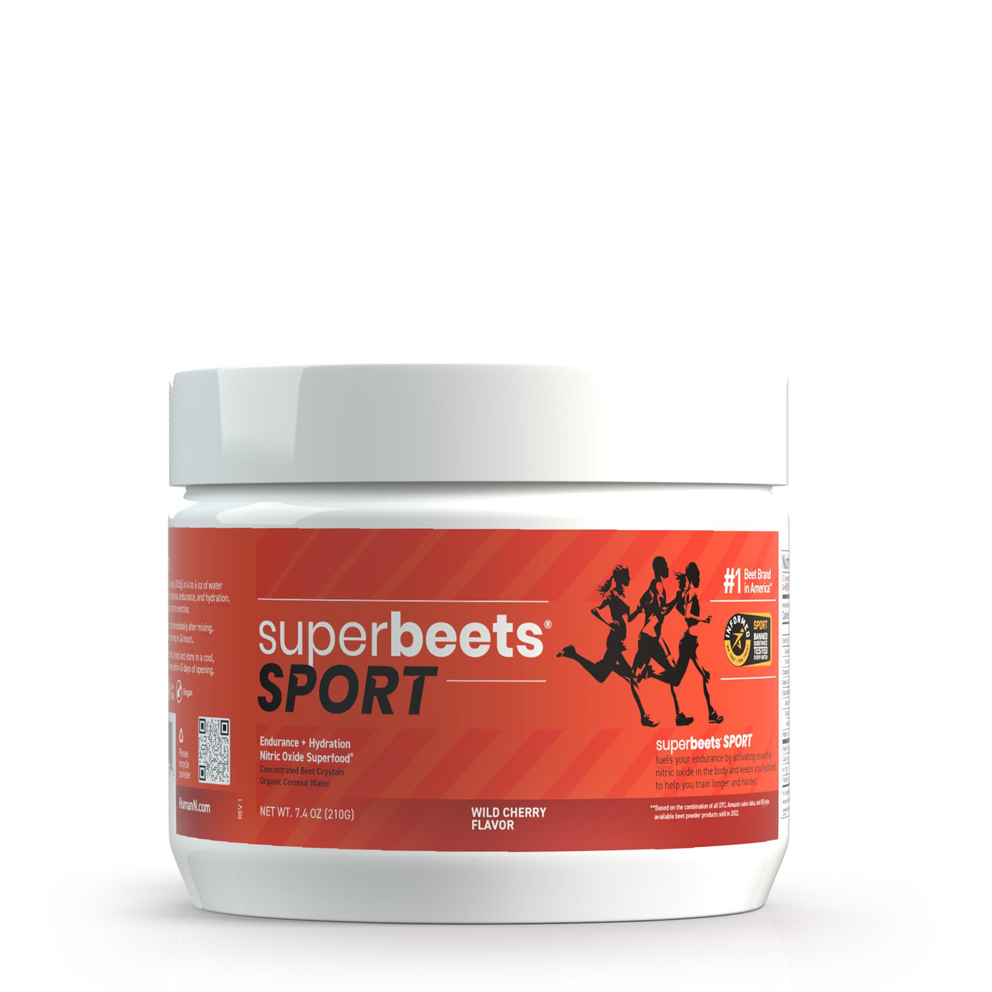 SuperBeets® SPORT - Wild Cherry - 7.4 oz (20 Servings) | GNC