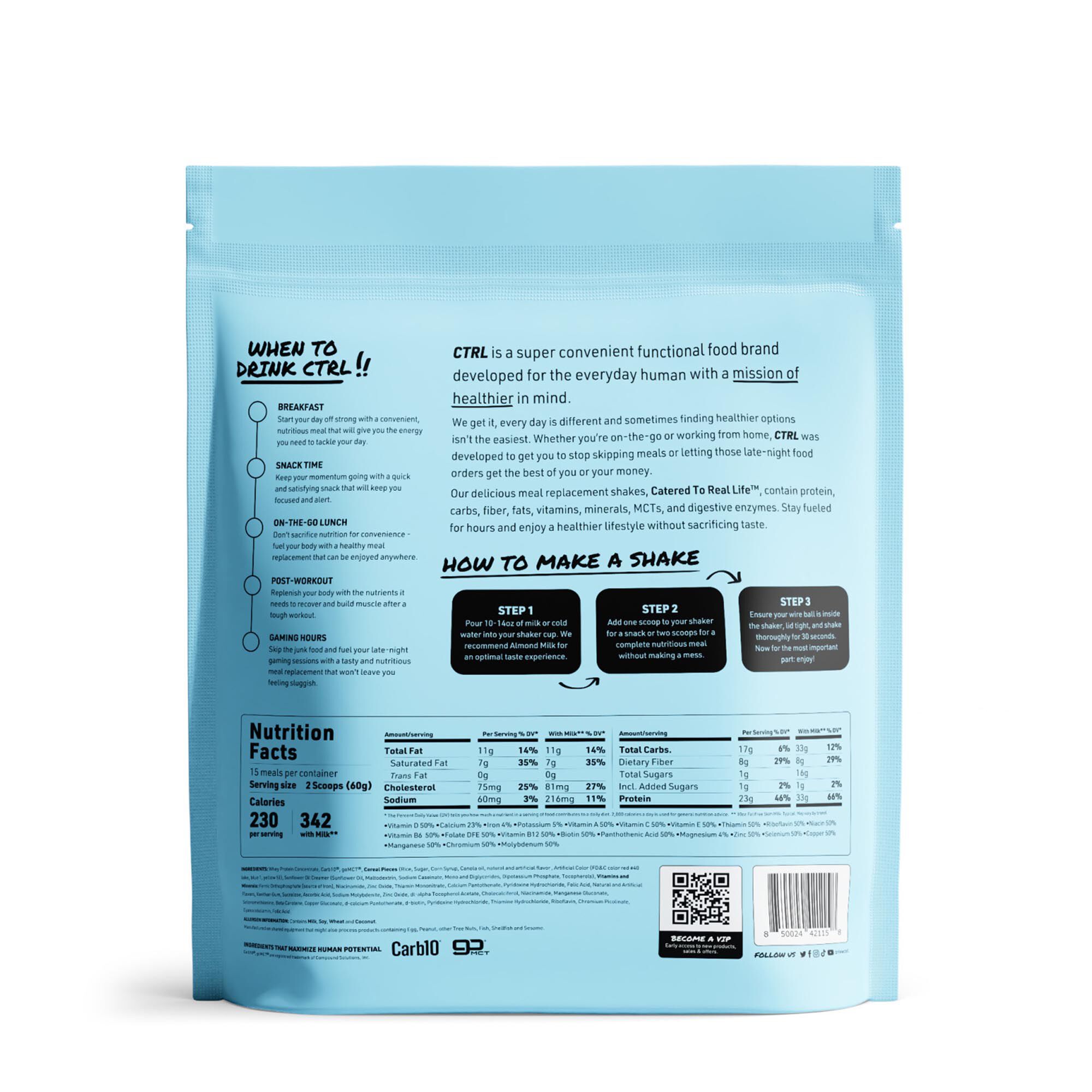 CTRL® - Meal Replacement Shake - Fruity Flakes | GNC