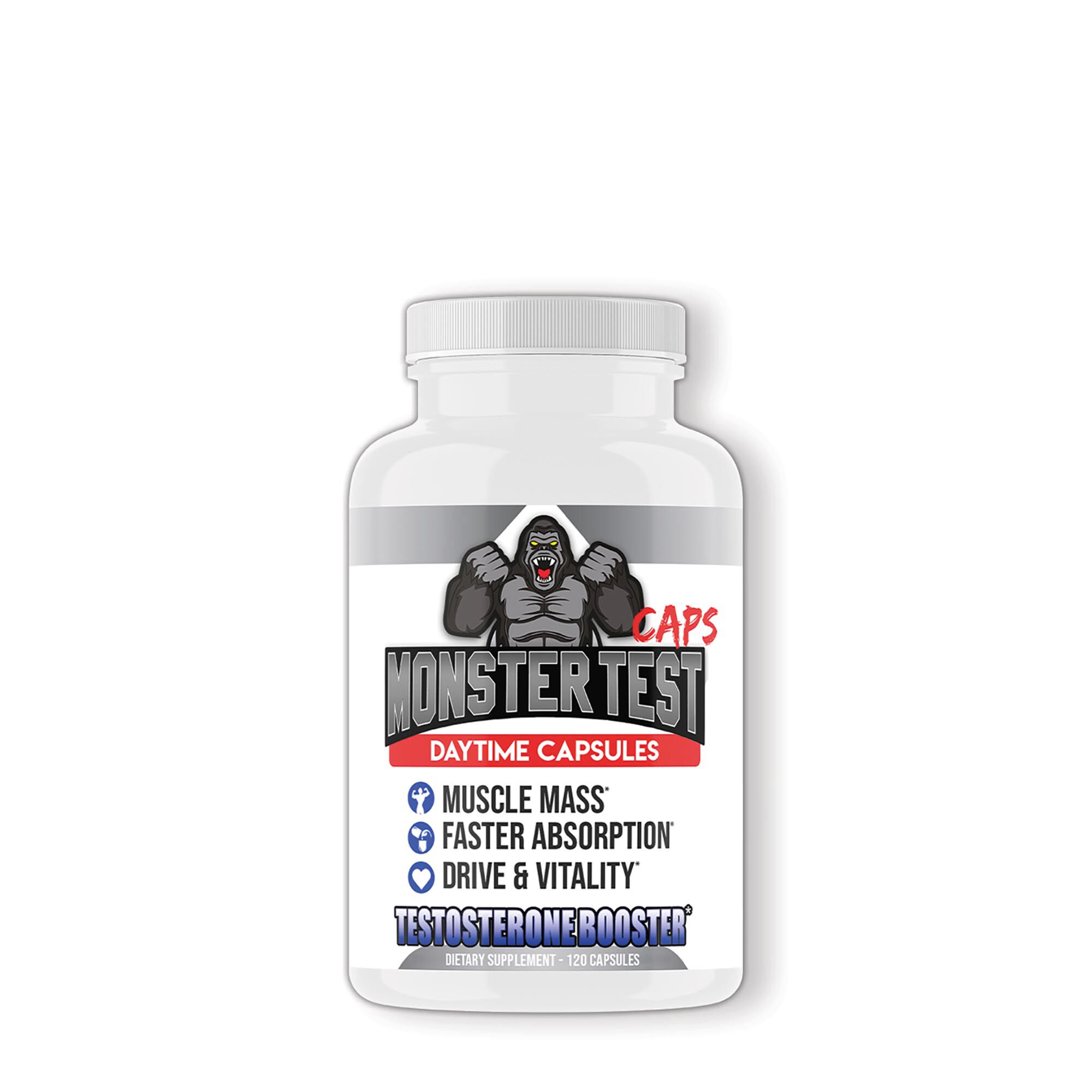 Monster Test - Testosterone Booster - 120 Capsules | GNC