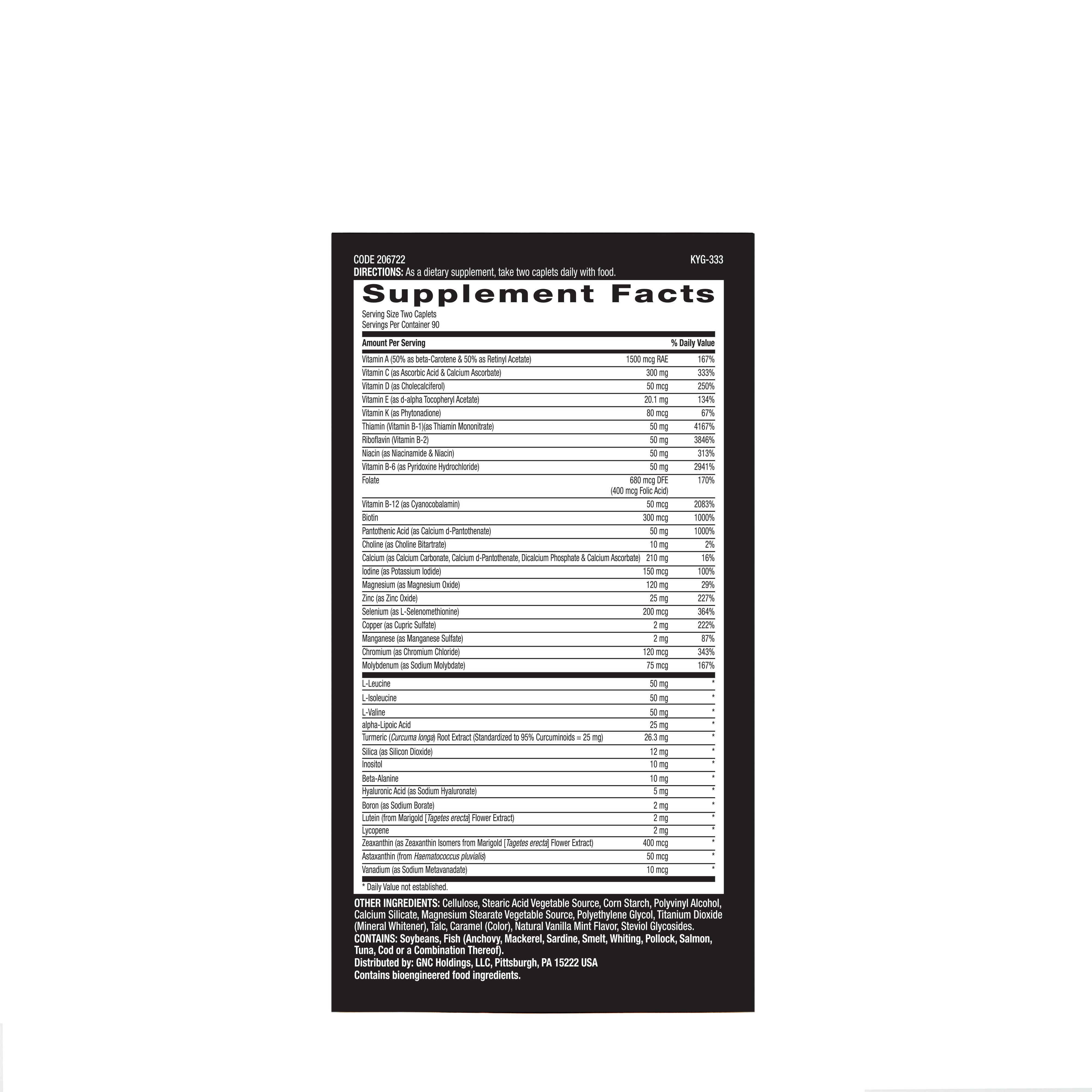 GNC Mega Men® - Sport Multivitamin - 180 Caplets (90 Servings) | GNC