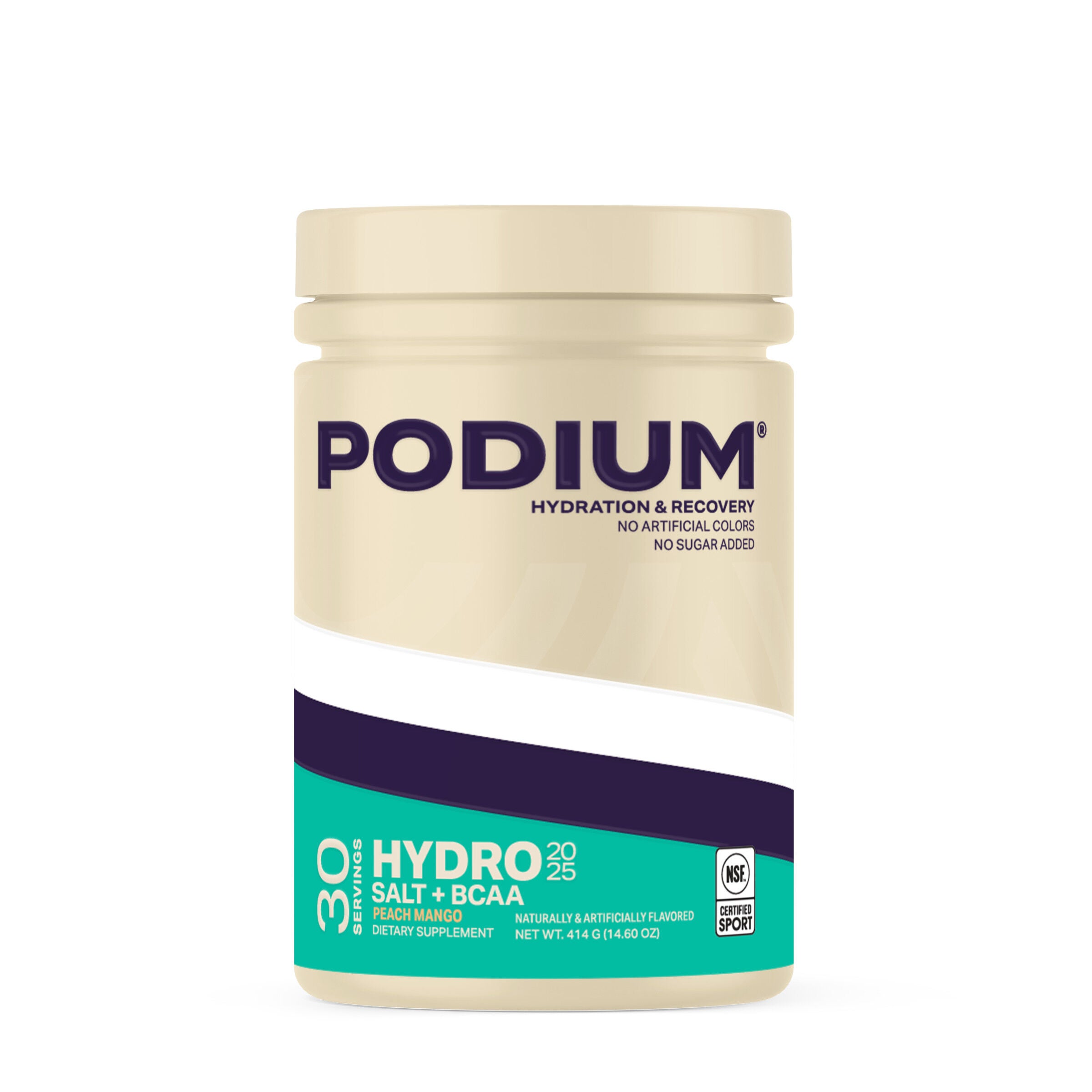 PODIUM® - Hydro V2 Salt + BCAA - Peach Mango - 14.60 oz (30 Servings) | GNC
