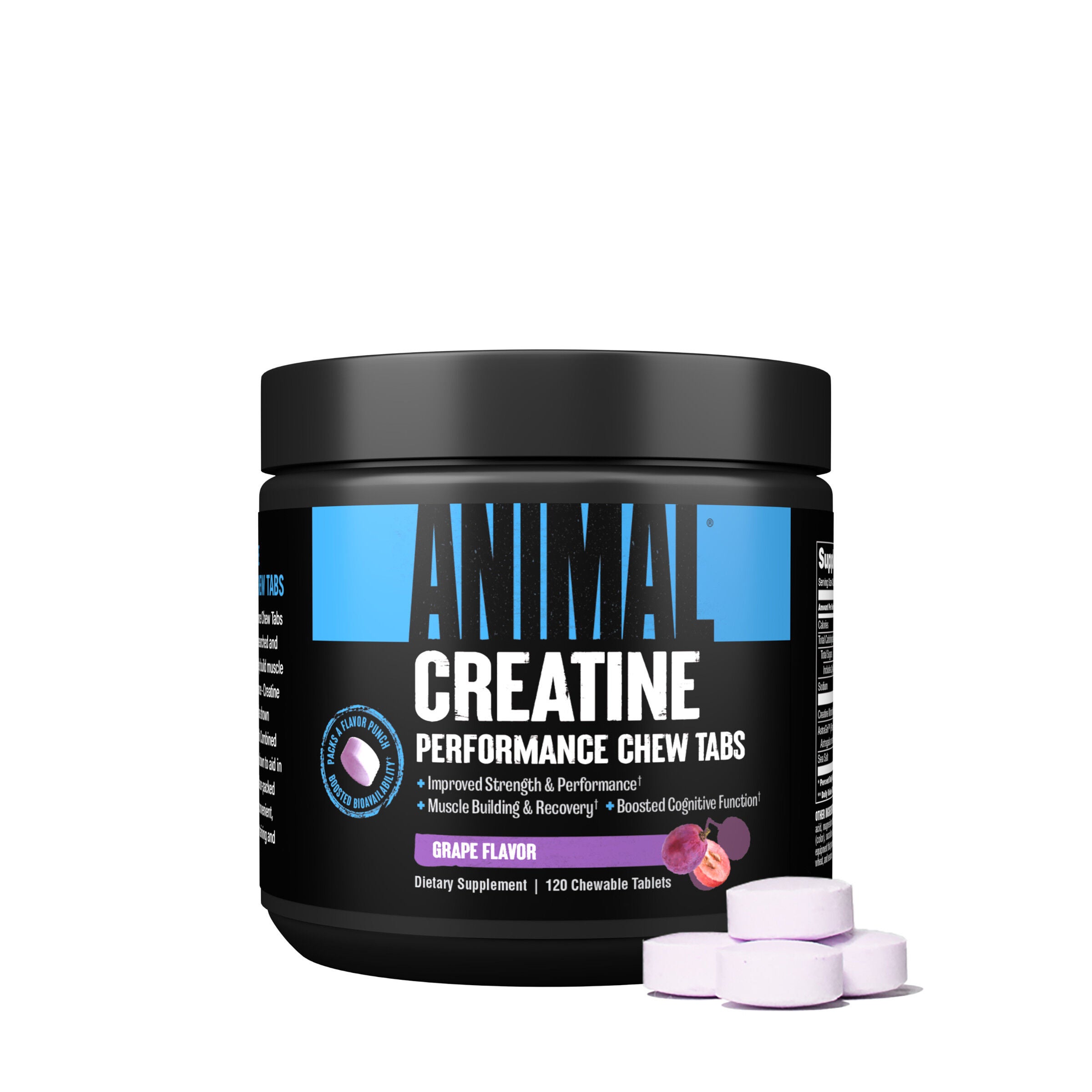 Universal Nutrition - Animal Creatine Performance - Grape - 120 ...
