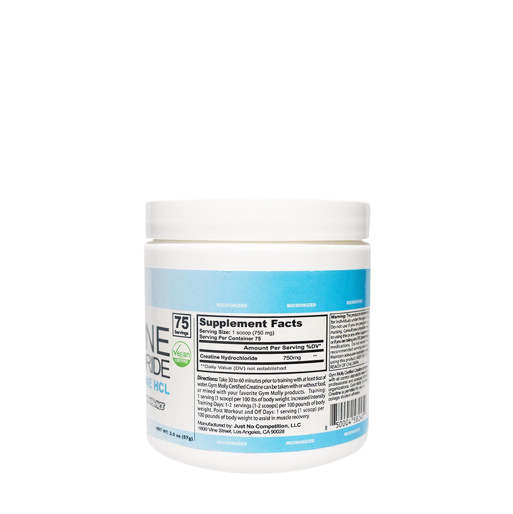 Gym Molly® Pure Creatine HCL - 75 Servings | GNC