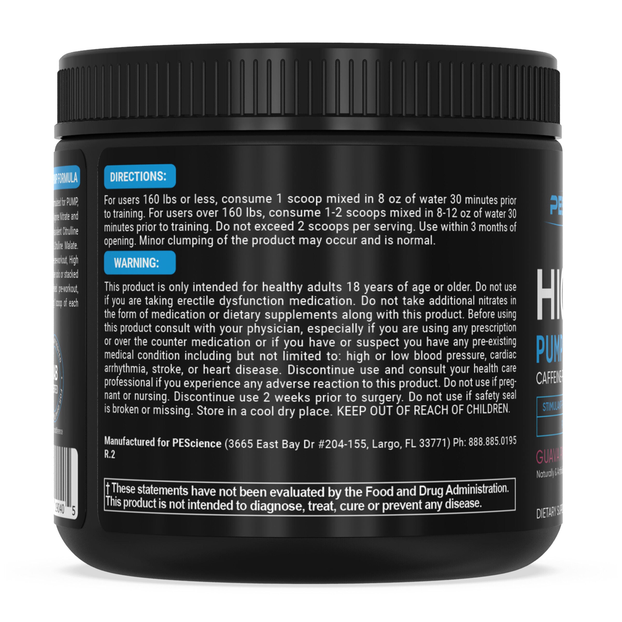 PEScience - High Volume Pre-Workout - Guava Pineapple Punch (36 ...