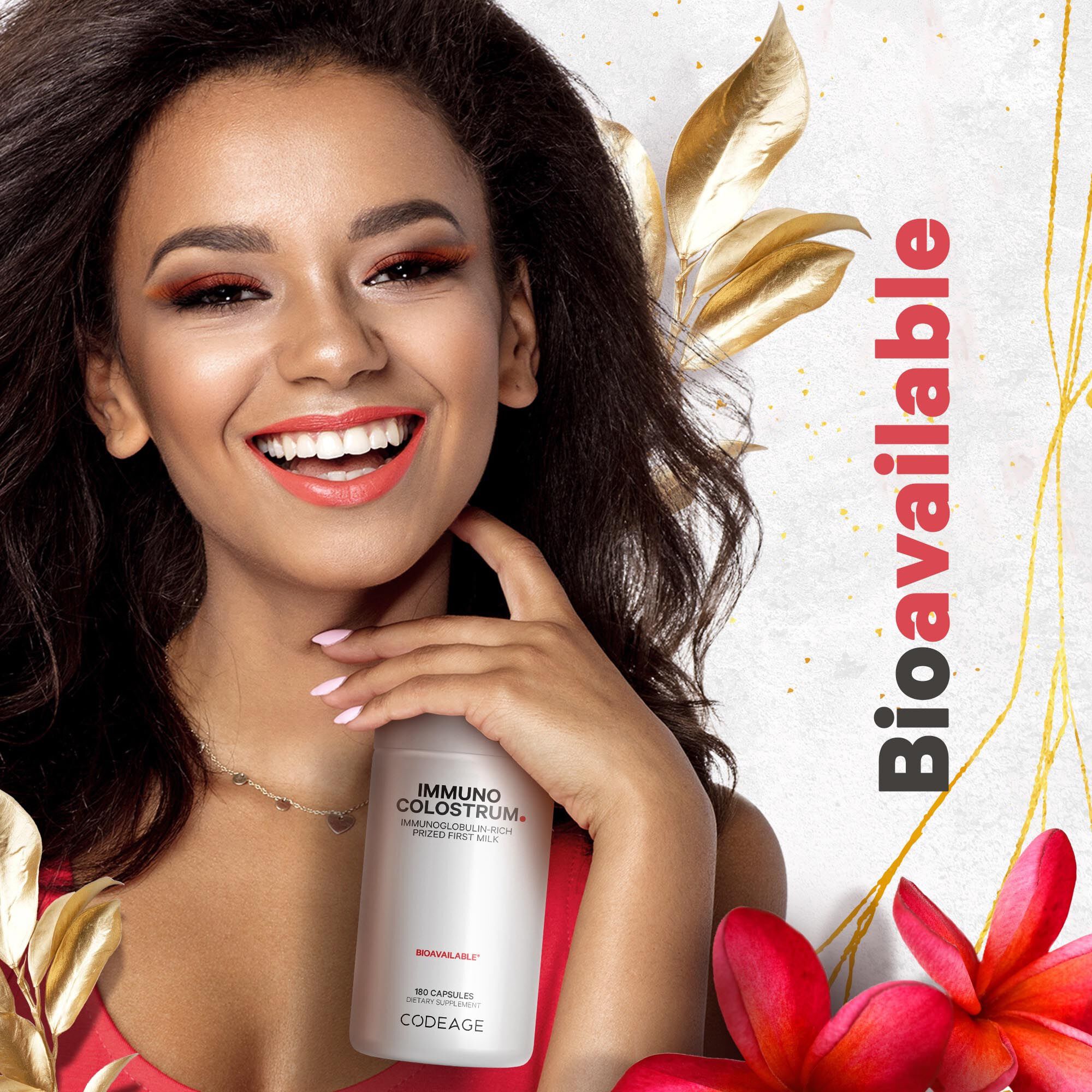 Codeage Immuno Colostrum - 180 Capsules | GNC