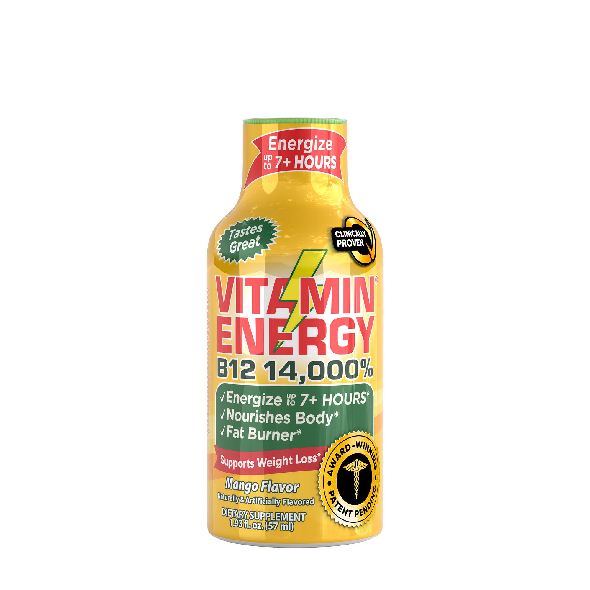 Vitamin Energy® B12 14,000% - Mango - 12 Bottles | GNC