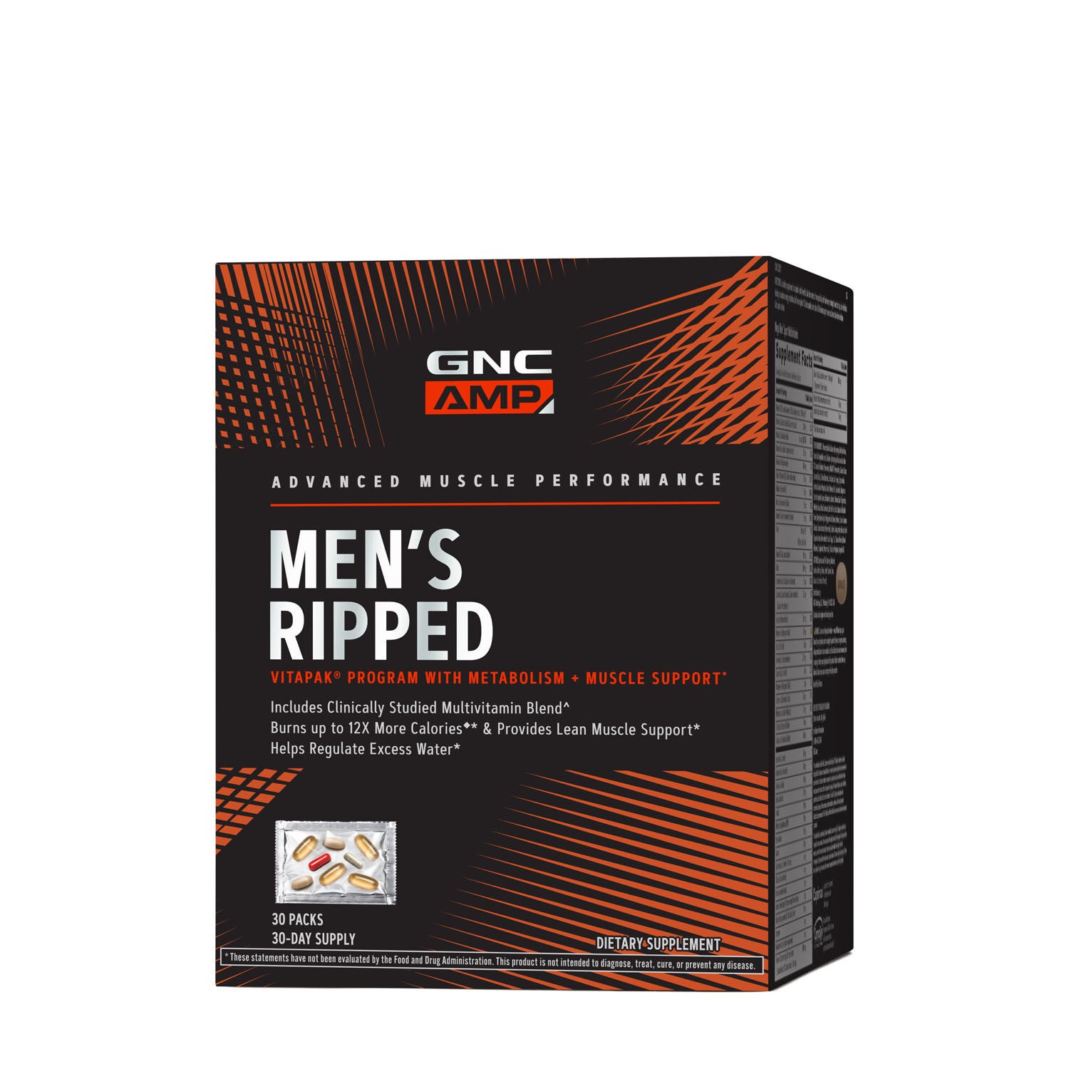 GNC Men's Ripped Vitapak® Program With Metabolism + Muscle Support | GNC
