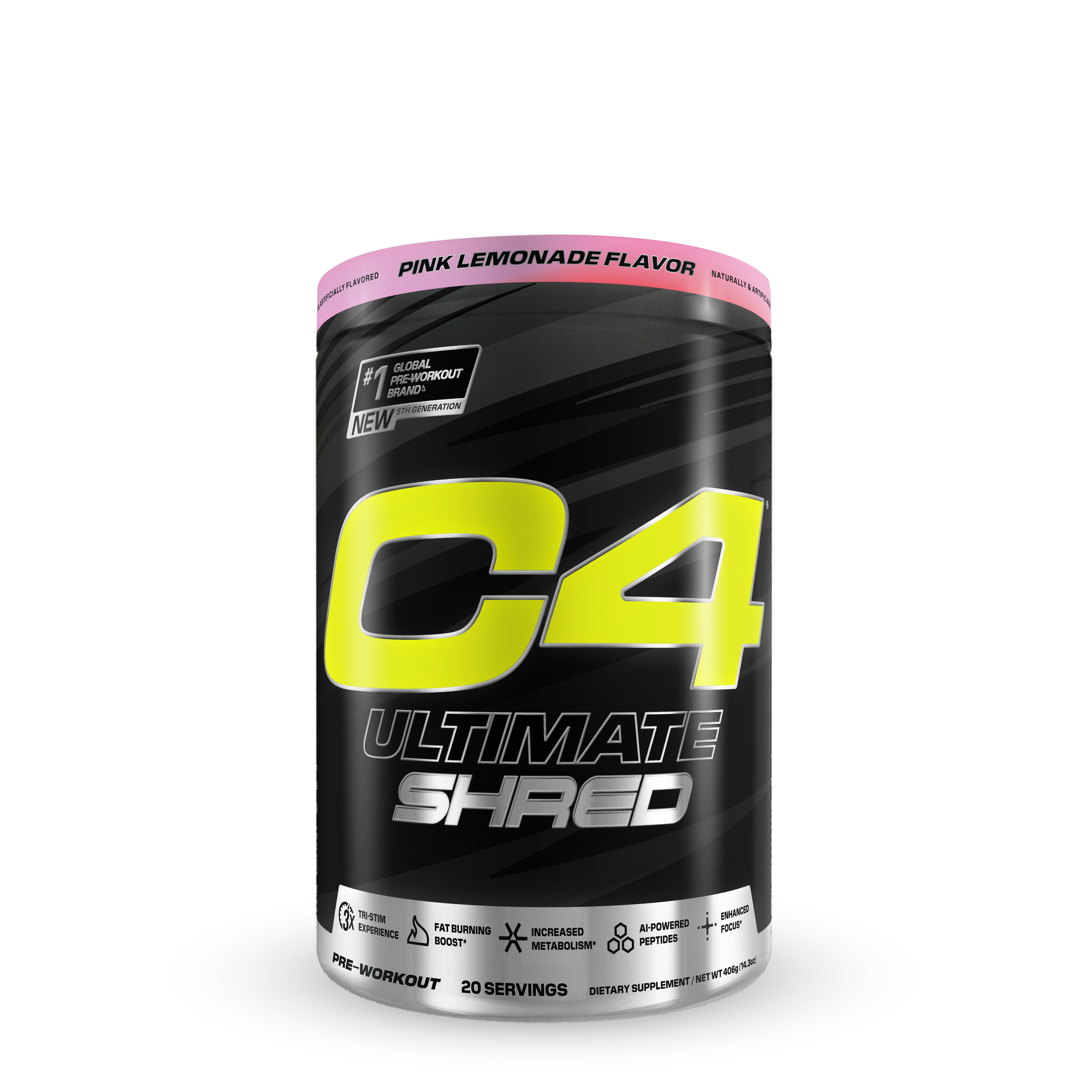 Cellucor® - C4 Ultimate Shred Pre-Workout - Pink Lemonade (20 Servings ...