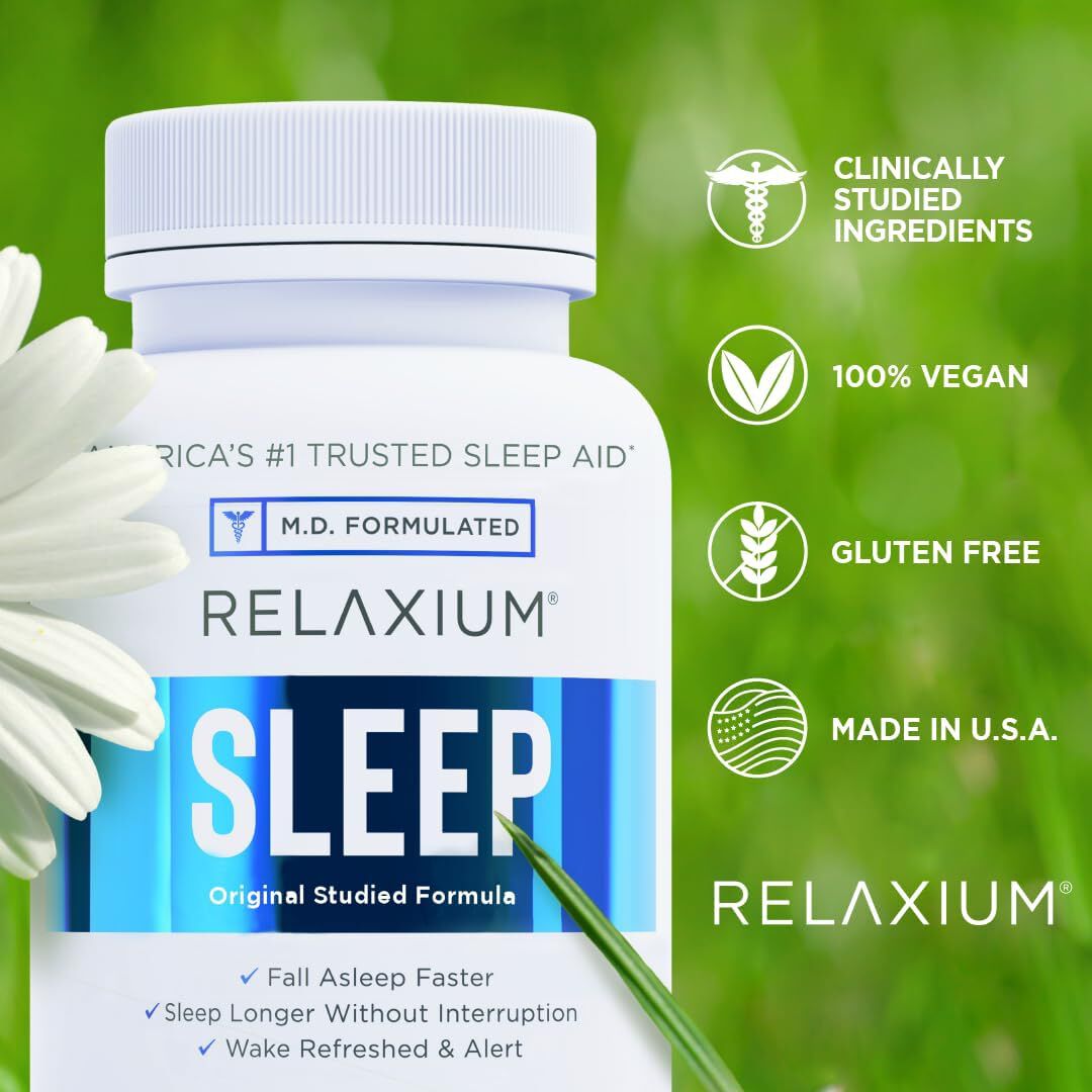 Relaxium - Sleep Support - 60 Capsules (30 Servings) | GNC