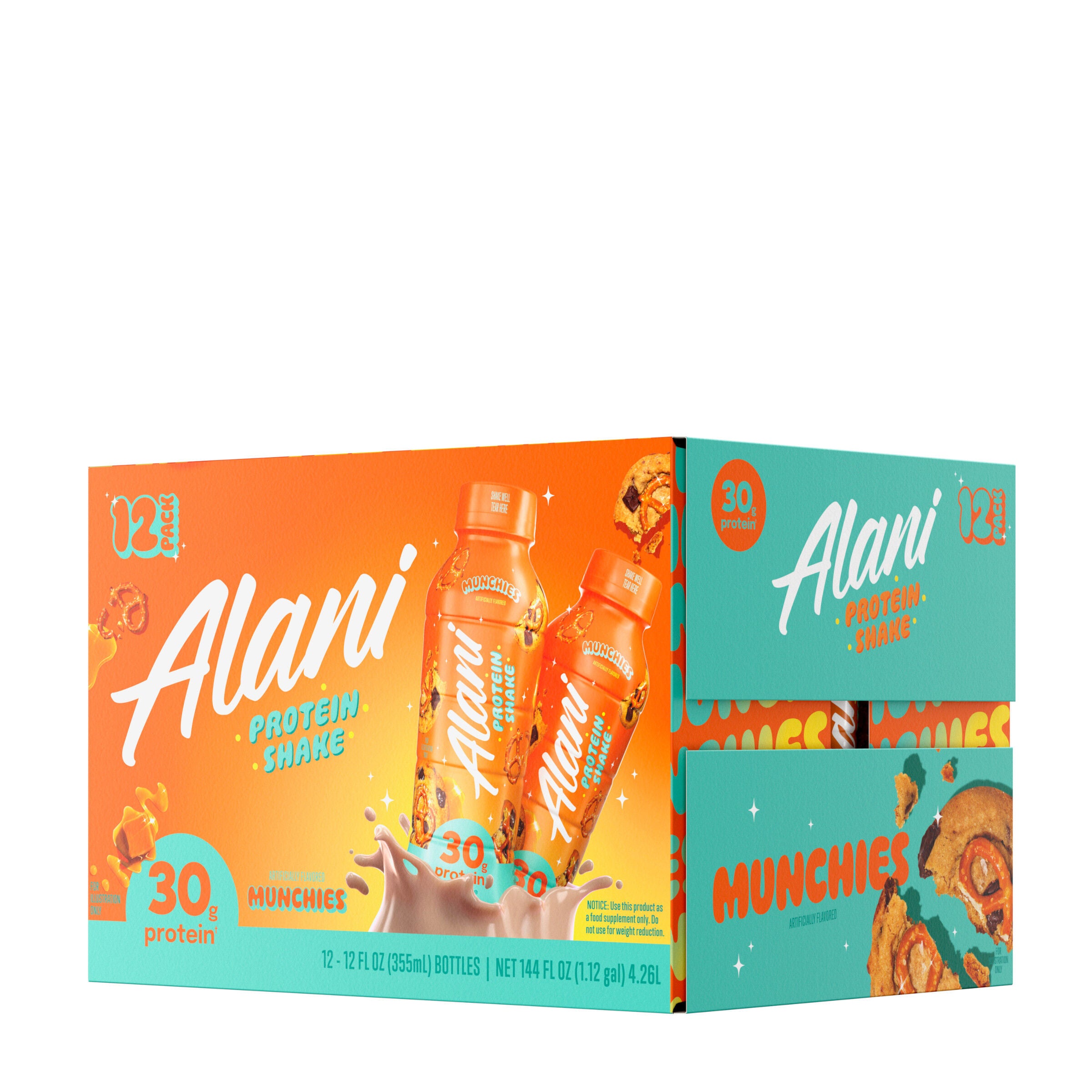 Alani Nu - Protein Shake RTD - Munchies - 12 fl oz (12 Bottles) | GNC