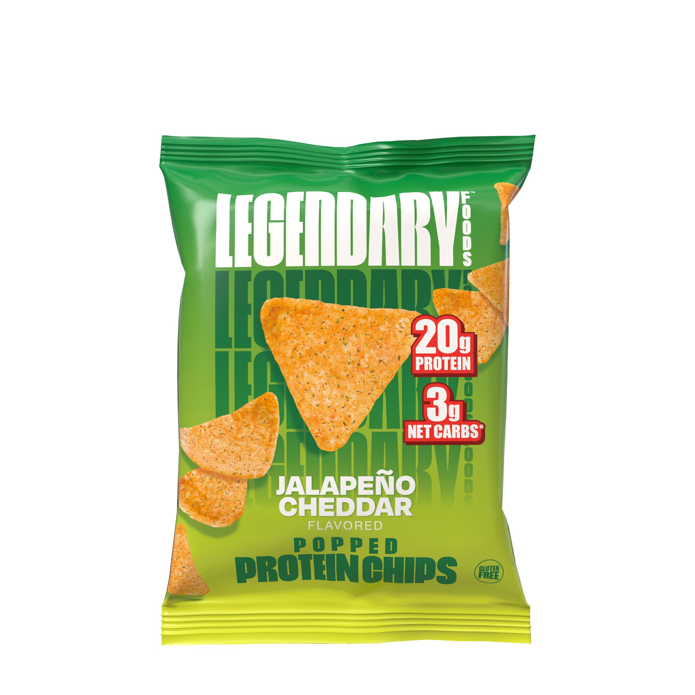 Legendary Foods™ - Popped Protein Chips - Jalapeno Cheddar (7 Bags) | GNC