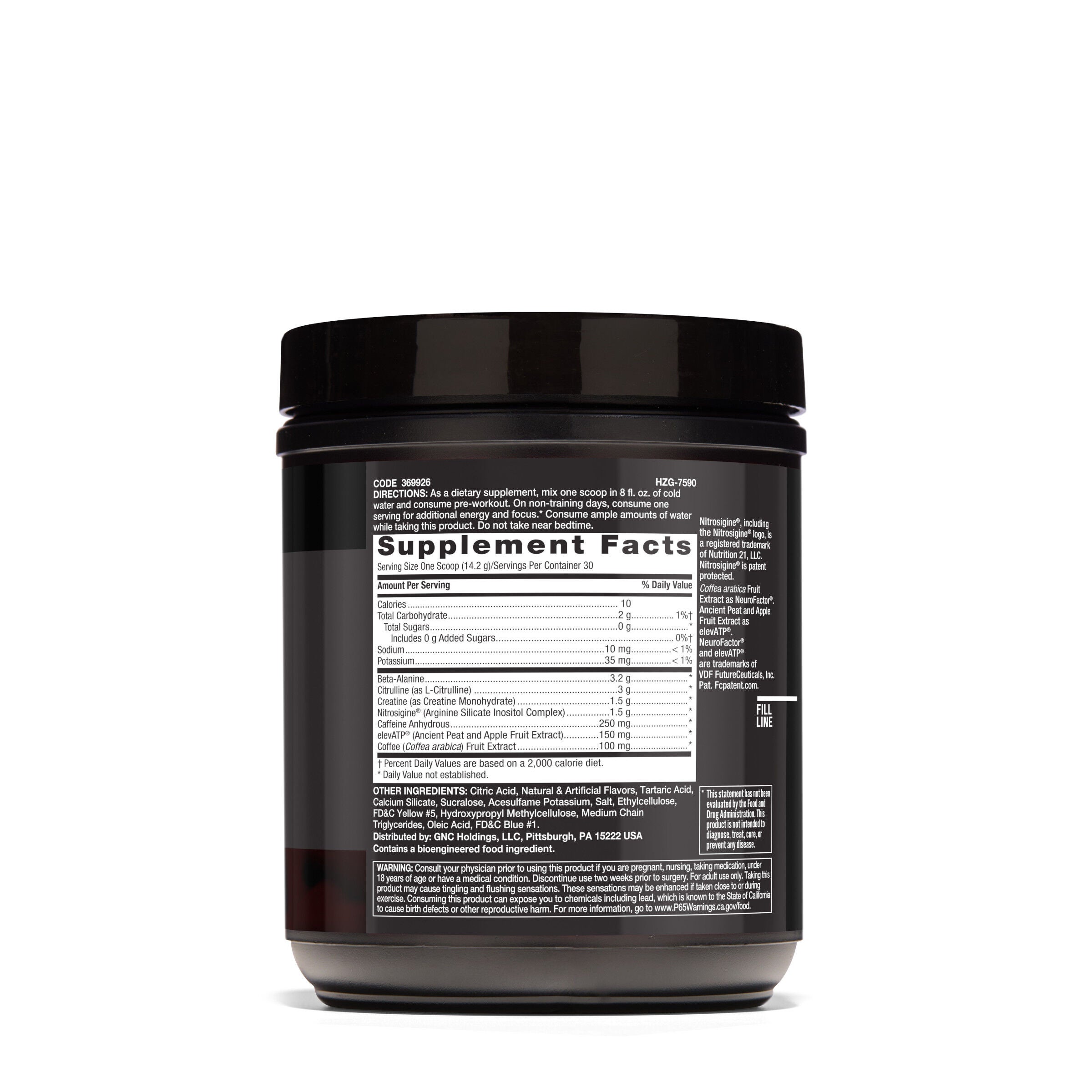 Beyond Raw LIT Pre-Workout | GNC