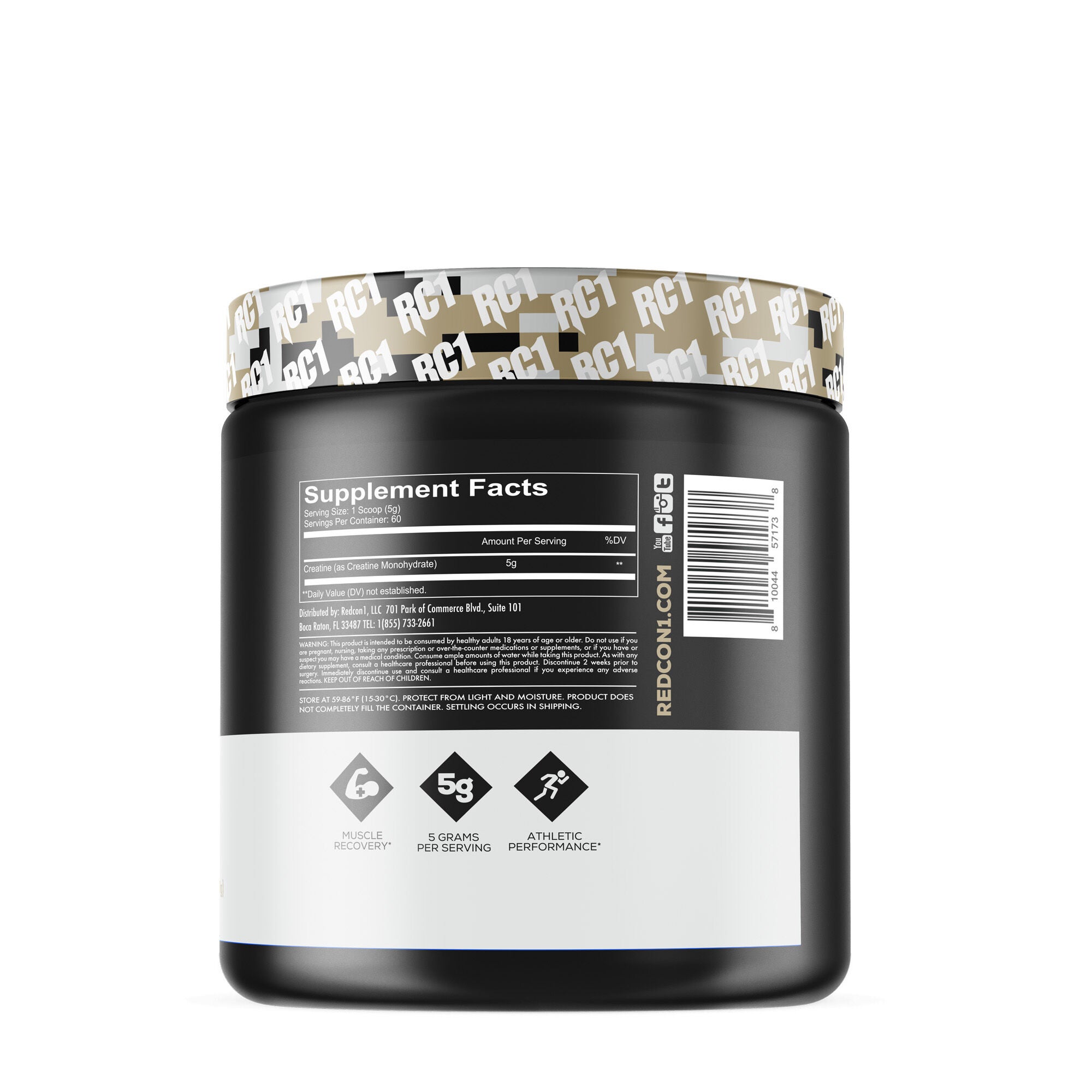 REDCON1 Basic Training Creatine Monohydrate Muscle Recovery | GNC