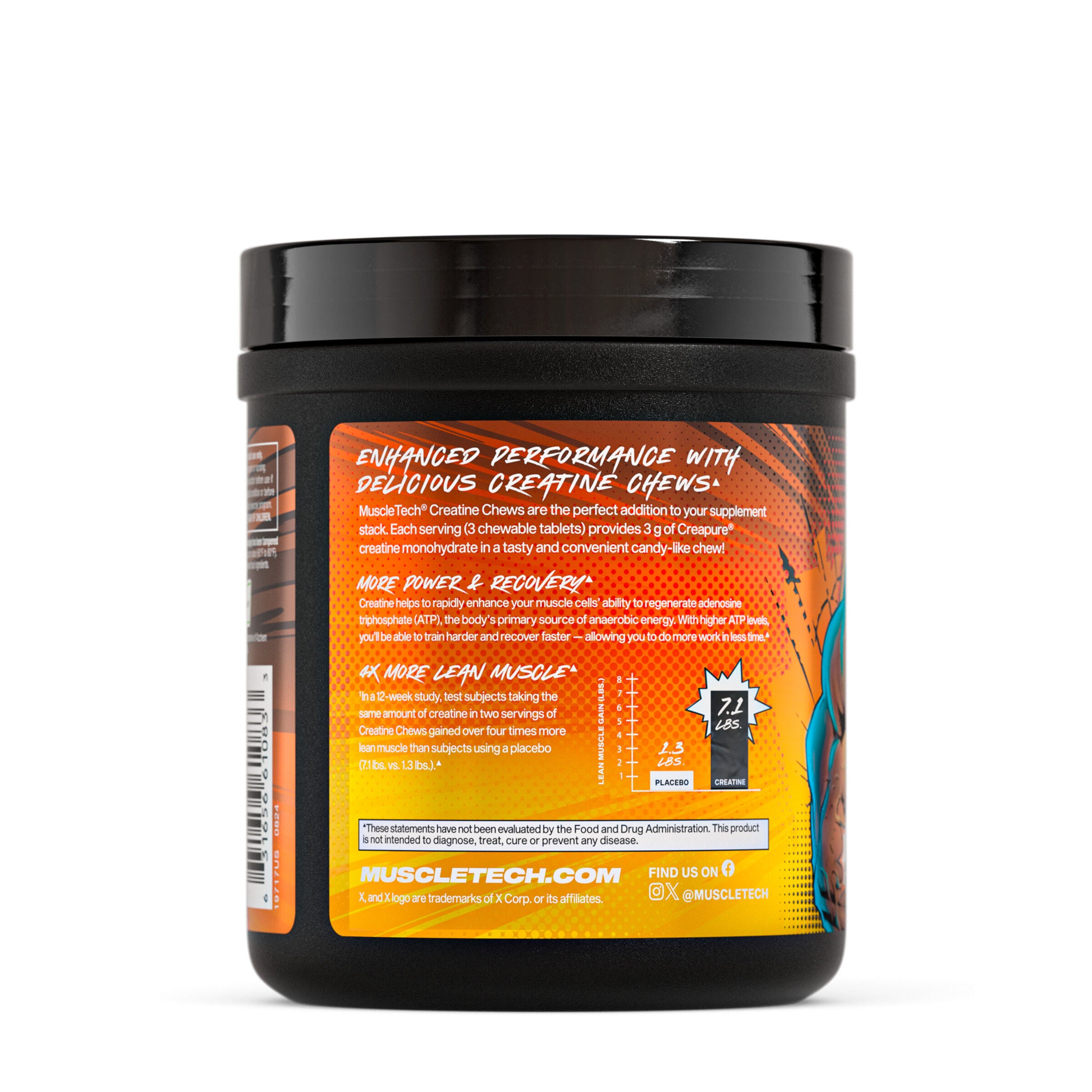 MuscleTech™ - Creatine Chews - Boogieman Punch - 90 Tablets (30 ...