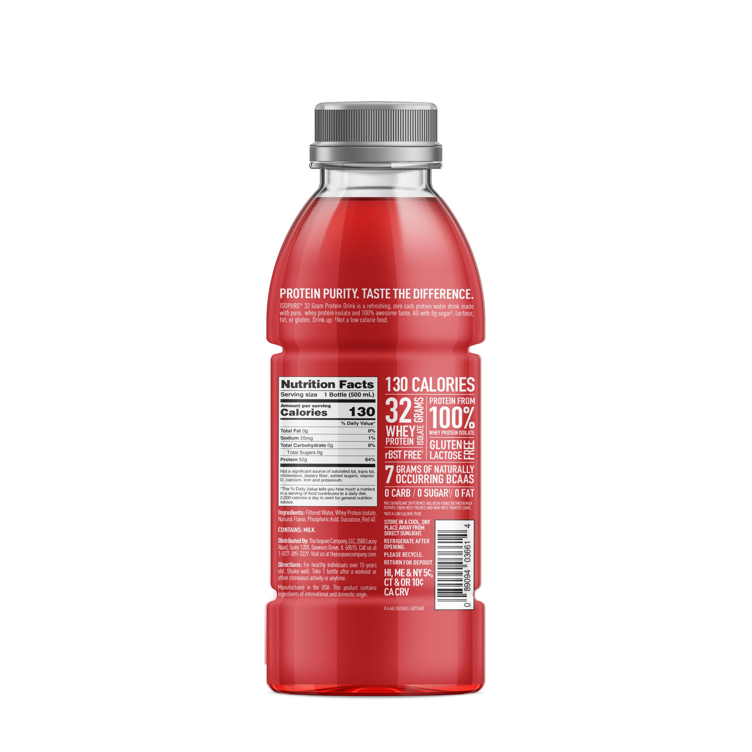 Isopure® - 32g RTD Protein Drink - Alpine Punch - 16.9 fl oz (12 ...