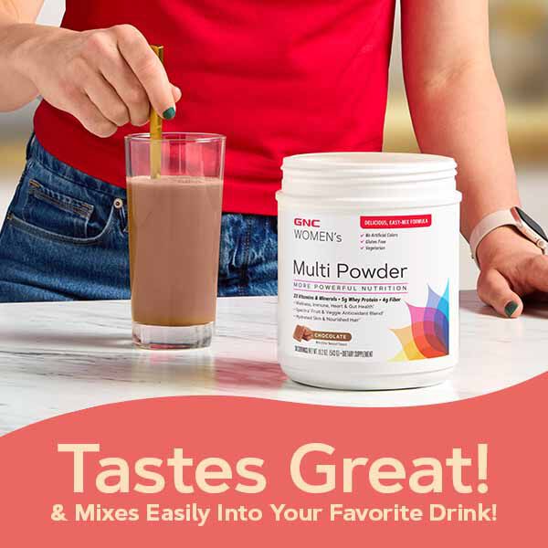 GNC Womens - Multi Powder - Chocolate (30 Servings) | GNC