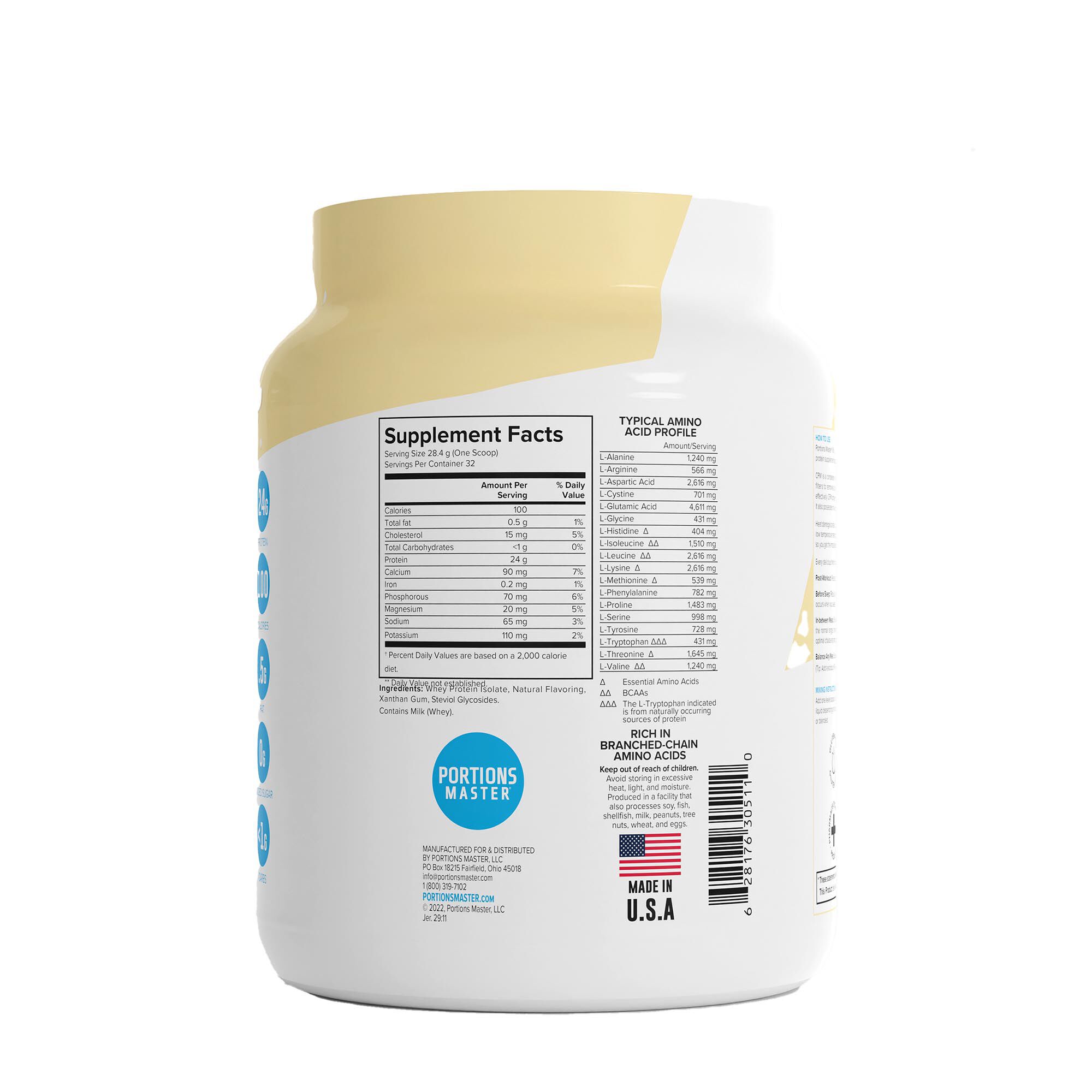 Protein Whey Isolate - Vanilla Ice Cream (32 Servings) | GNC
