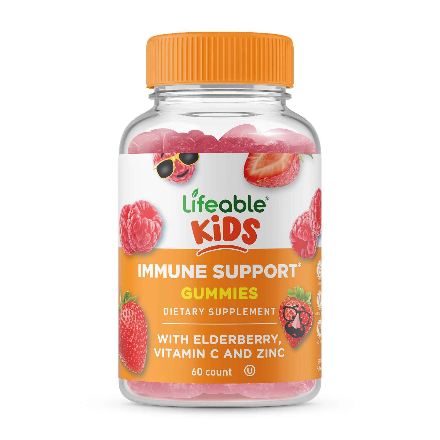 Lifeable Kids Immune Support With Elderberry 60 Gummies GNC Lifeable Kids Immune Support With Elderberry 60 Gummies GNC